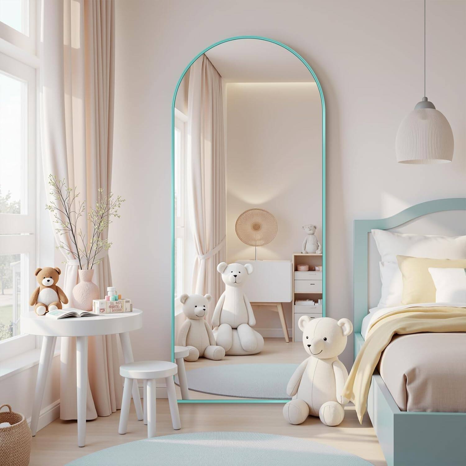 Stamp n Camp Full Length Mirror, Floor Mirror, Arch Floor Standing ...