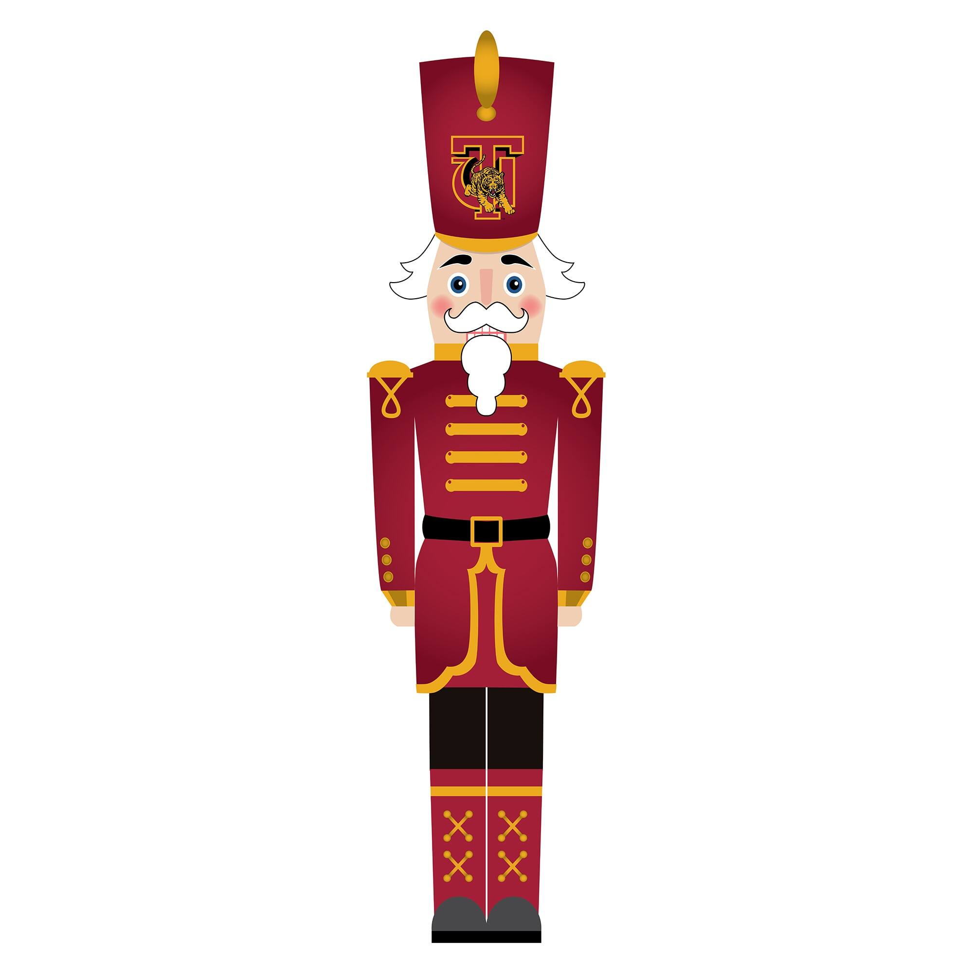 Fan Creations Tuskegee Golden Tigers 46" Nutcracker Leaner Multicolor ...