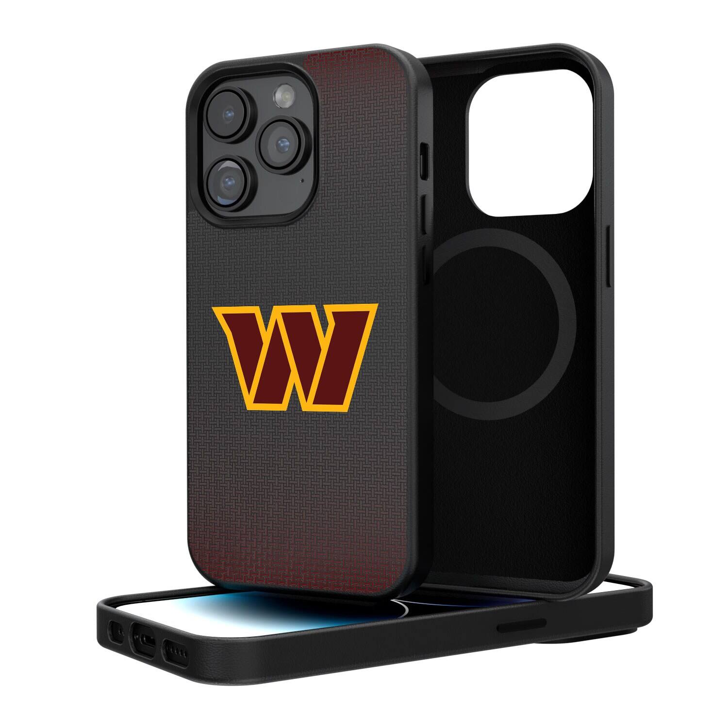 Keyscaper NFL Washington Commanders Linen Logo iPhone Magnetic Bump ...