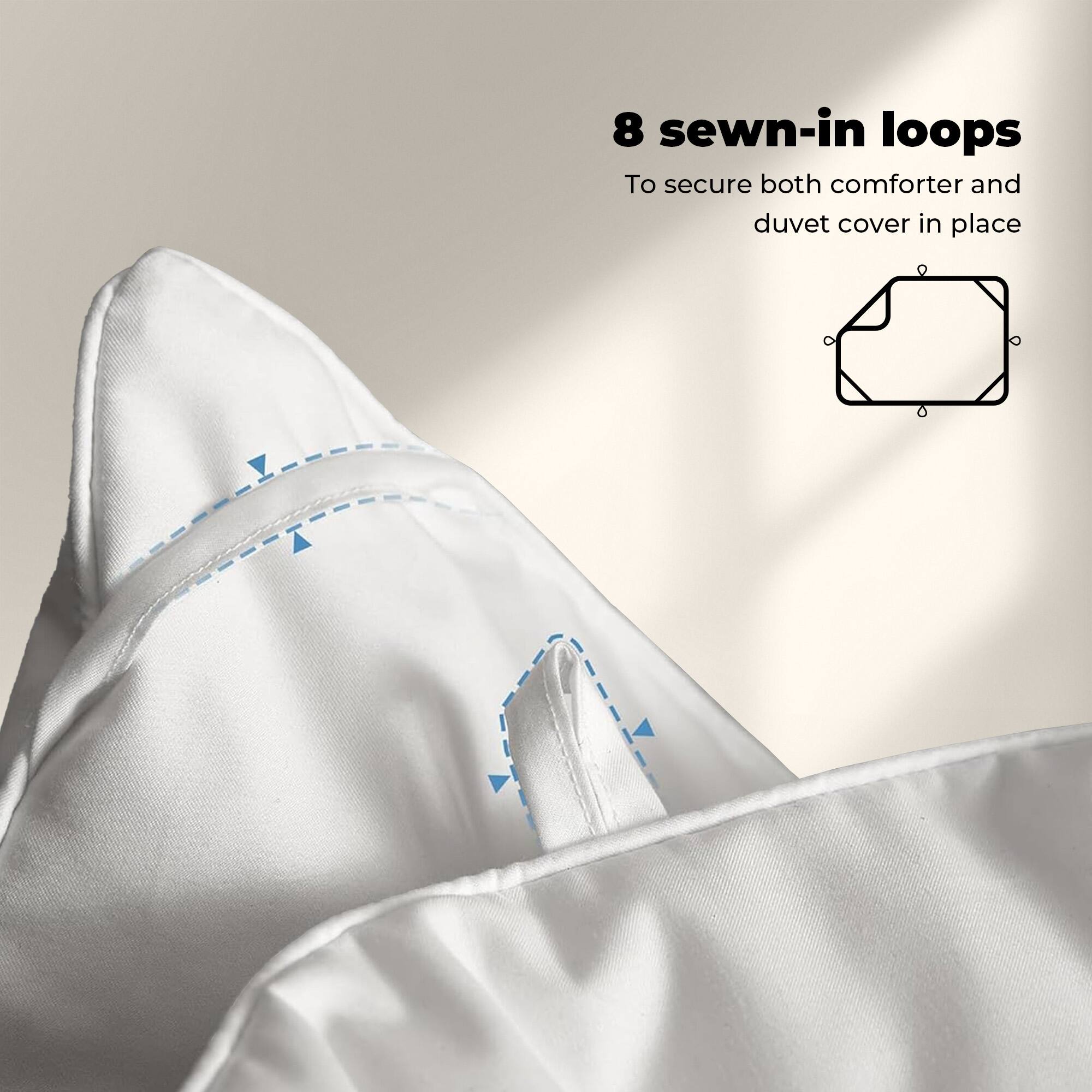 Peace Nest All season Warmth Goose Feather Down Fiber Duvet Comforter ...