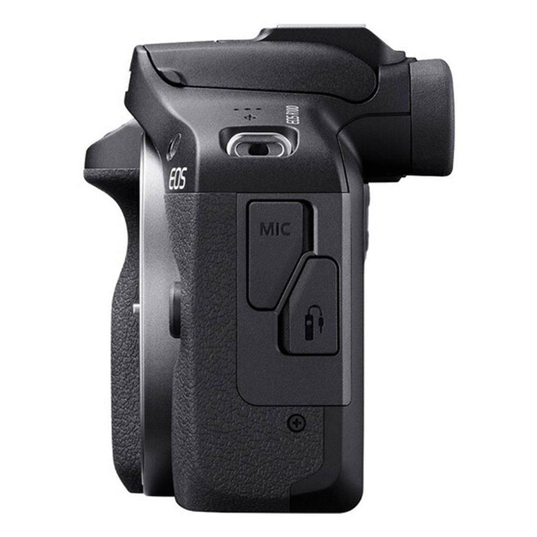 Canon EOS R100 Mirrorless Camera with 18 45mm Lens + 64GB Card + Case + ZeeTech Bundle ...