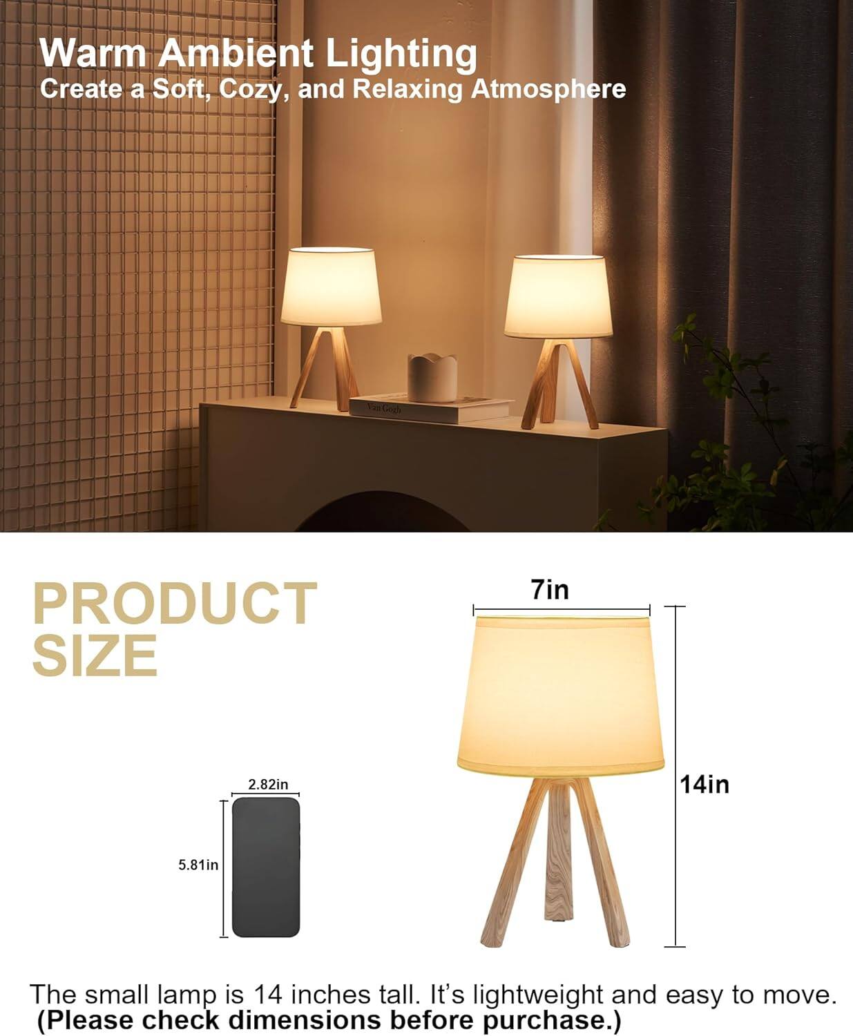 Stamp n Camp UMEXUS Cordless Table Lamp Rechargeable Battery Powered ...