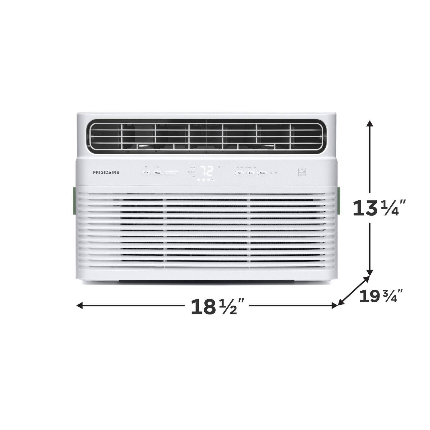 Frigidaire 450 Sq. Ft. 10,000 BTU Inverter Smart Window Air Conditioner ...