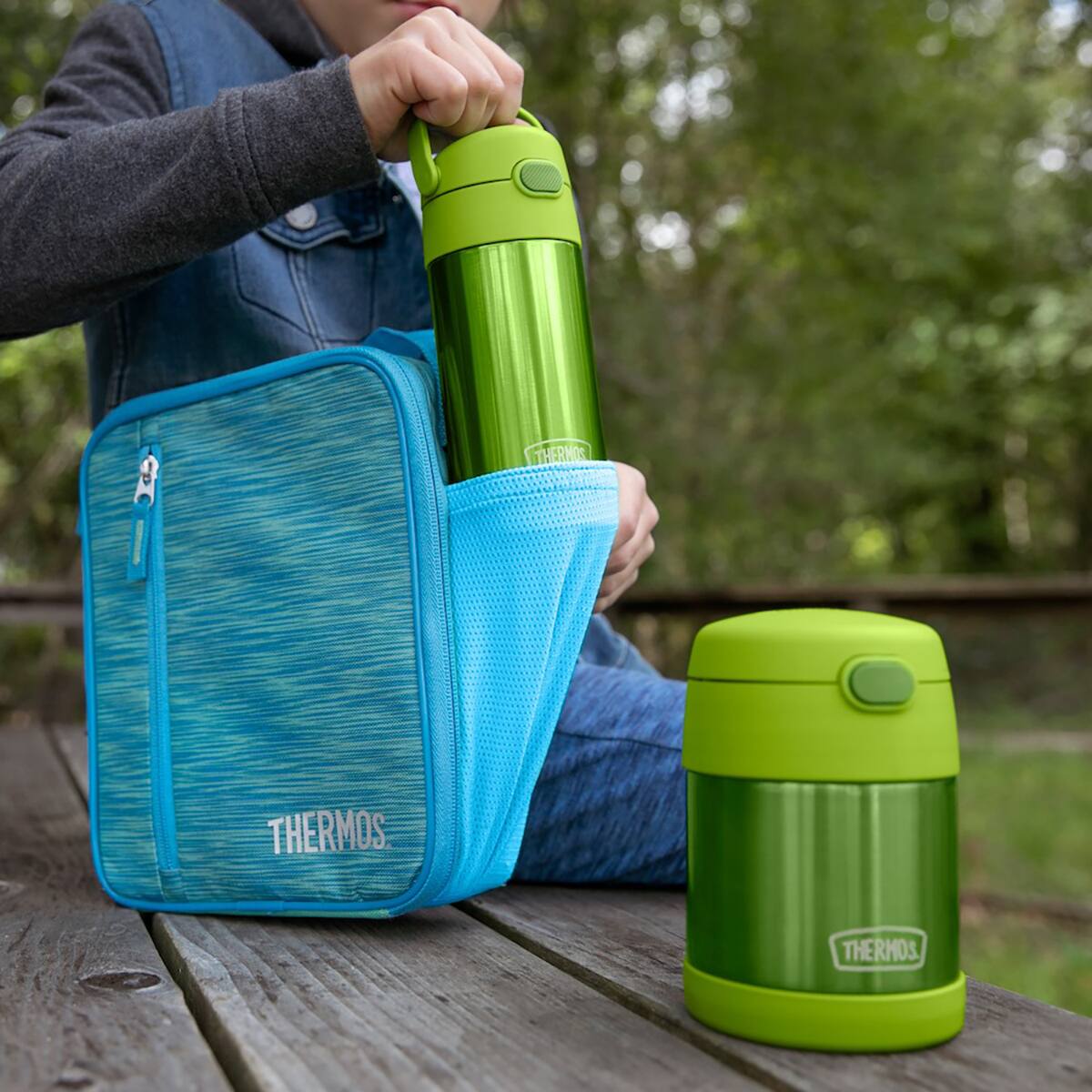 Thermos 10 oz. Kid's Funtainer Insulated Stainless Food Jar Lime THMF300 - Best Buy