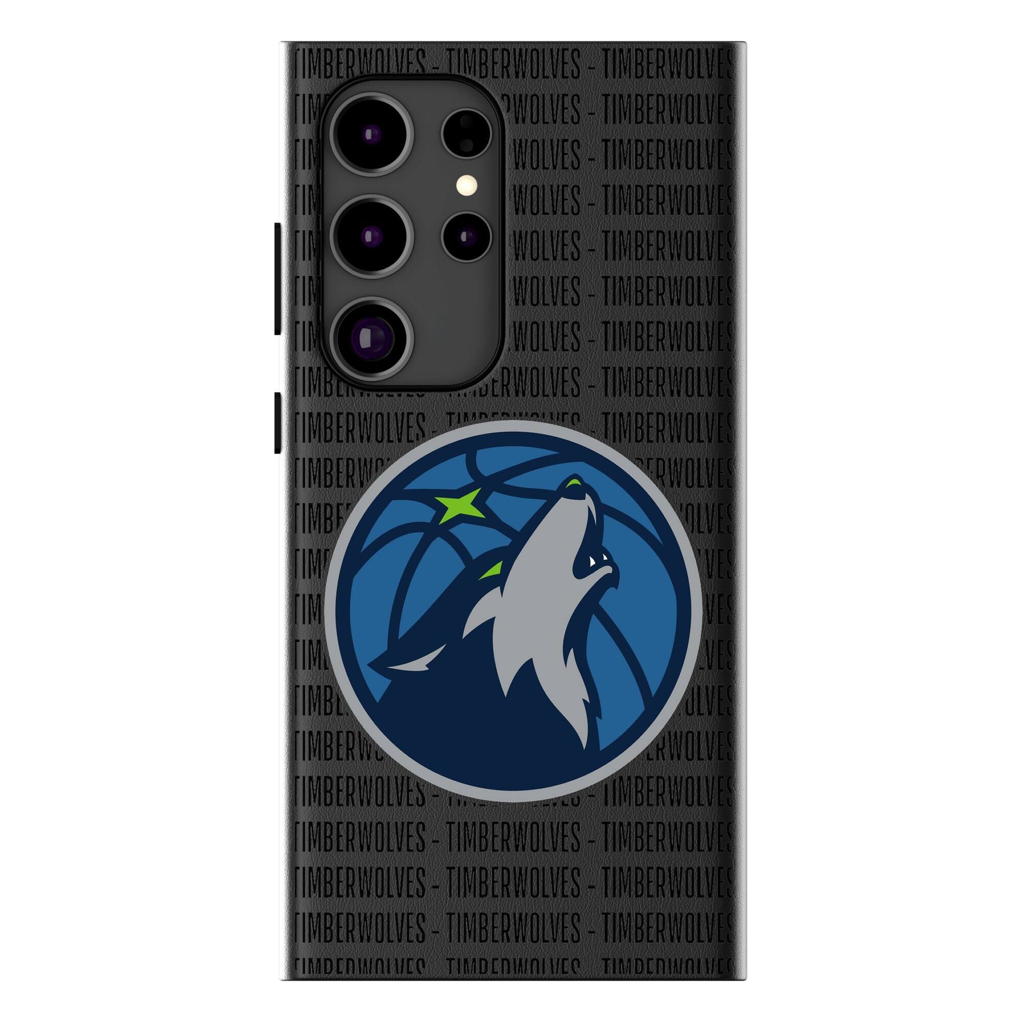 Keyscaper NBA Minnesota Timberwolves Text Backdrop Galaxy Magnetic Bump ...