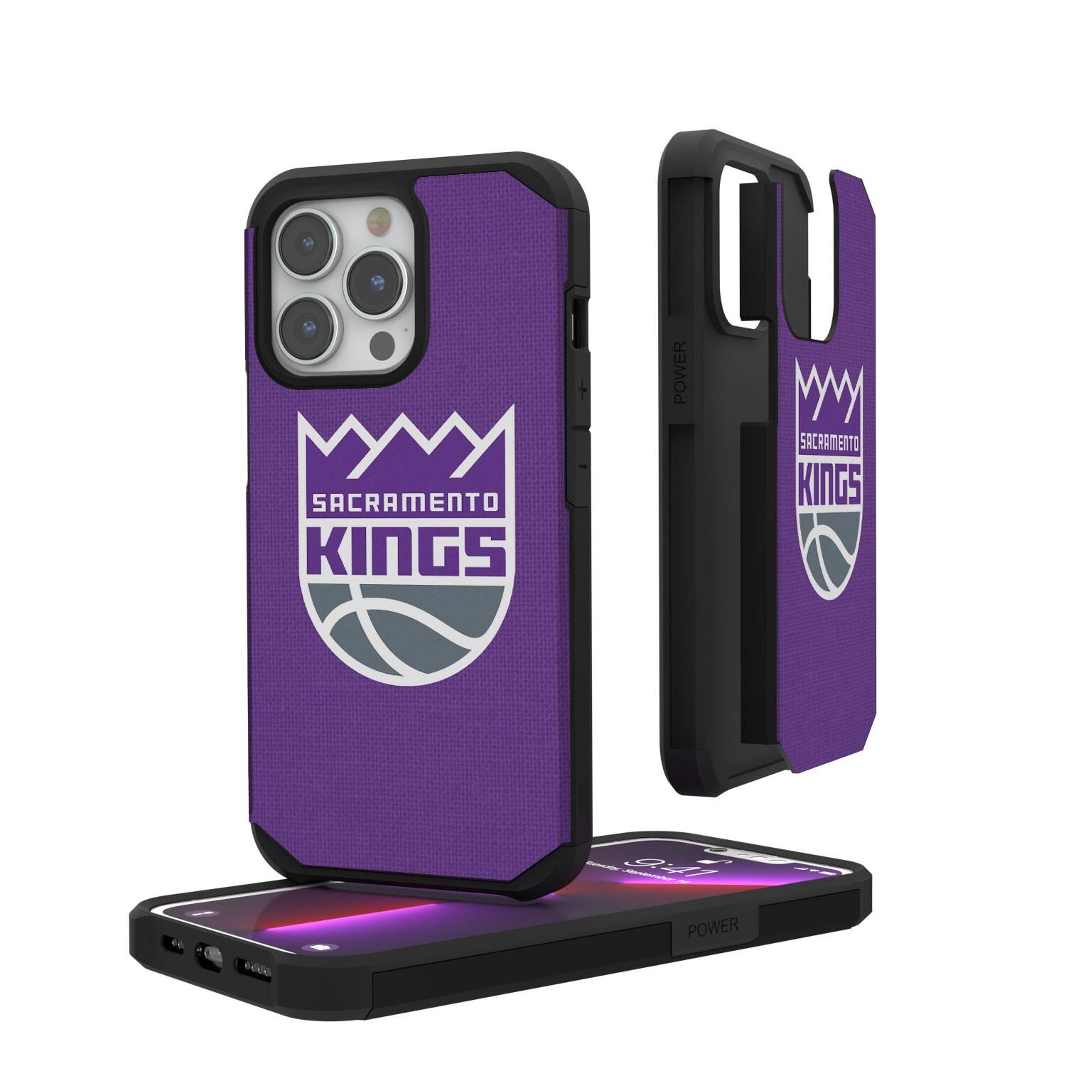 Keyscaper NBA Sacramento Kings Solid Design iPhone Rugged Case 16 Pro ...