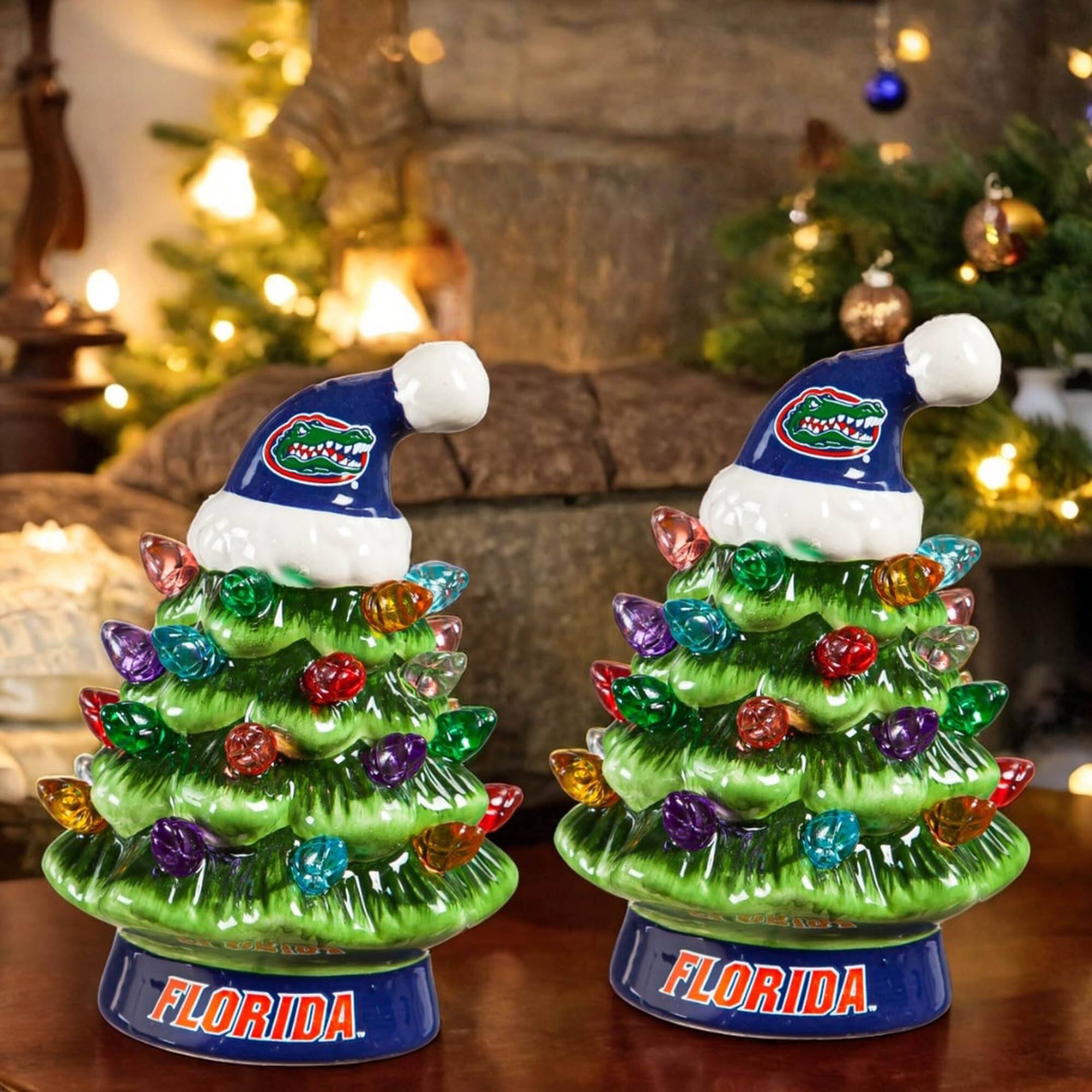 Evergreen Enterprises Florida Gators 2 Pack 4" Ceramic LED Christmas ...