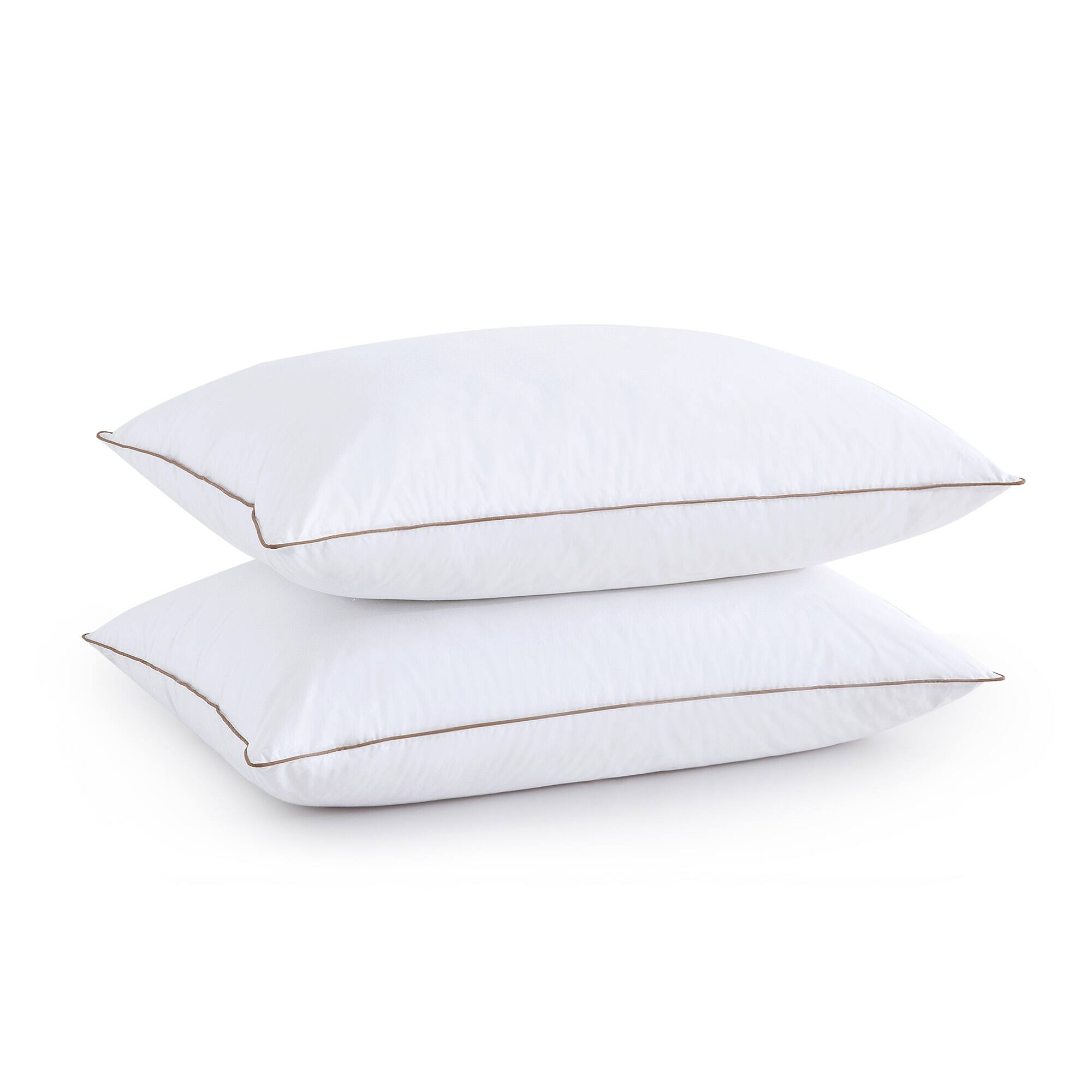 Peace Nest 2 Pack Luxury High Loft Goose Pillow – Soft Cotton Shell ...