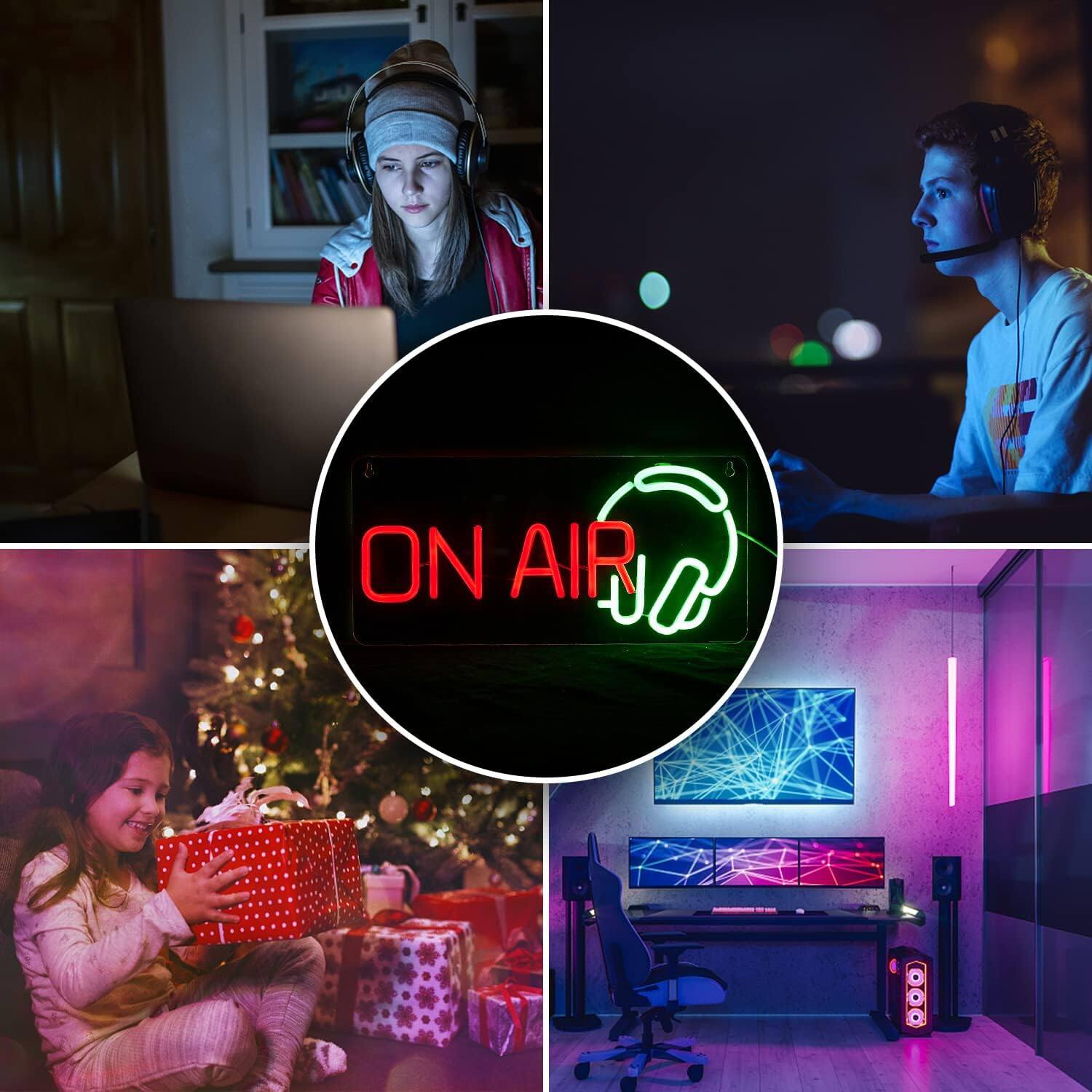 Auledio Dimmable ON AIR Neon Sign LED ON AIR Light Sign USB Powered ...