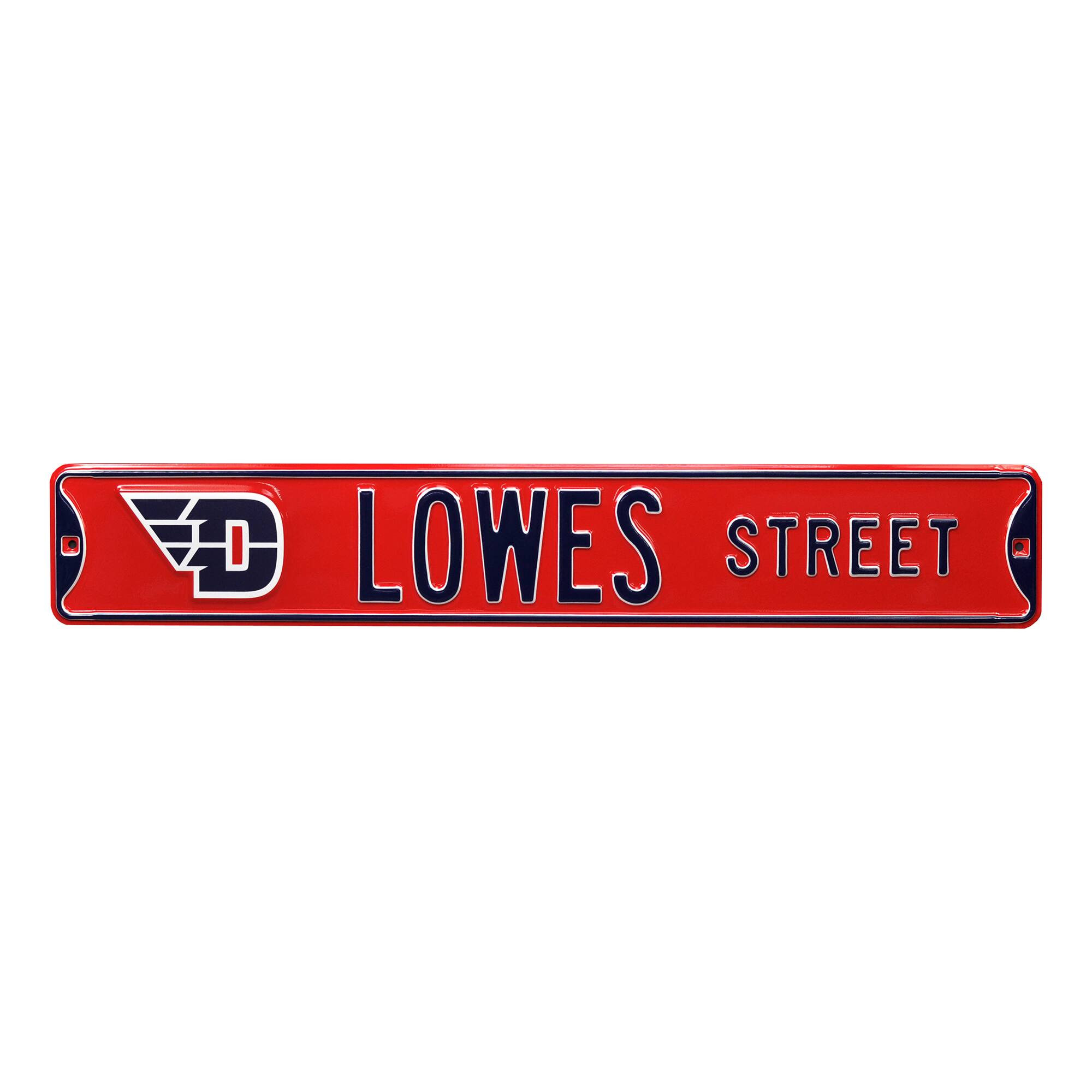 Authentic Street Signs Dayton Flyers 6'' x 36'' Steel Street Sign ...