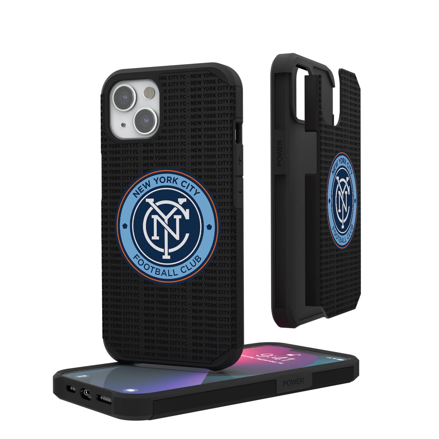 Keyscaper MLS New York City FC iPhone Text Backdrop Rugged Case 13 ...