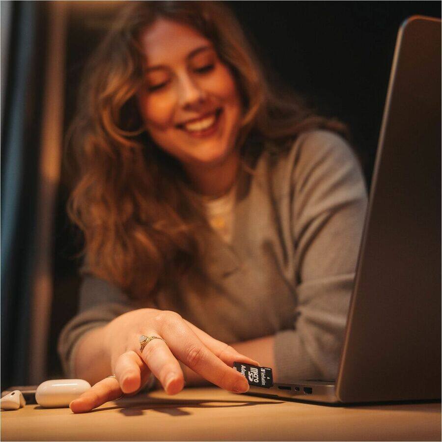 Verbatim 64GB PRO 600X MICROSDXC MEMORY CARD W/ADAPTR UHS I V10 U1 ...