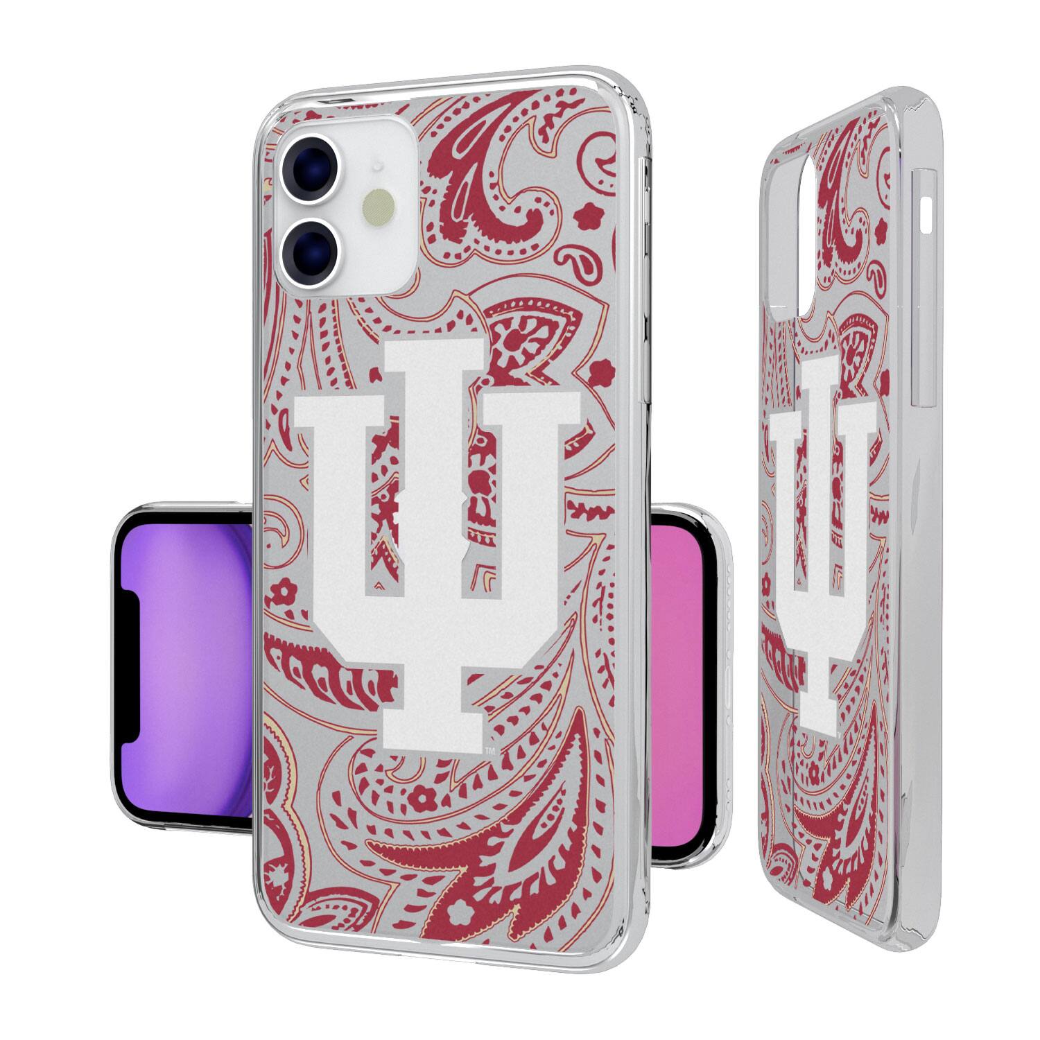 Keyscaper NCAA Indiana Hoosiers iPhone Paisley Design Clear Case ...