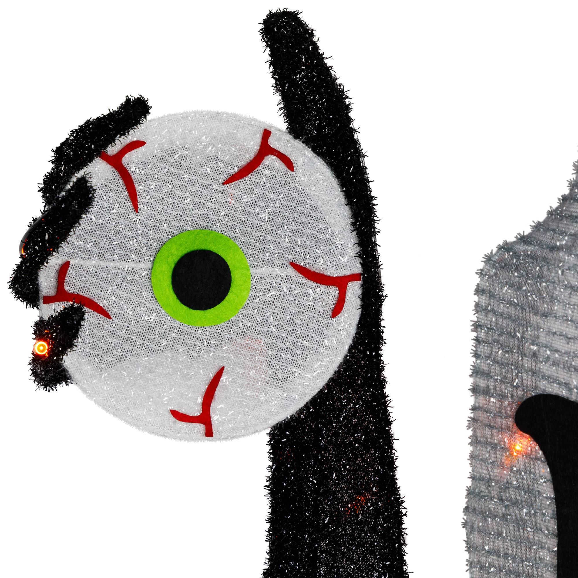 Northlight Lighted Tombstone Halloween Decoration 31.5" and Gray Orange ...