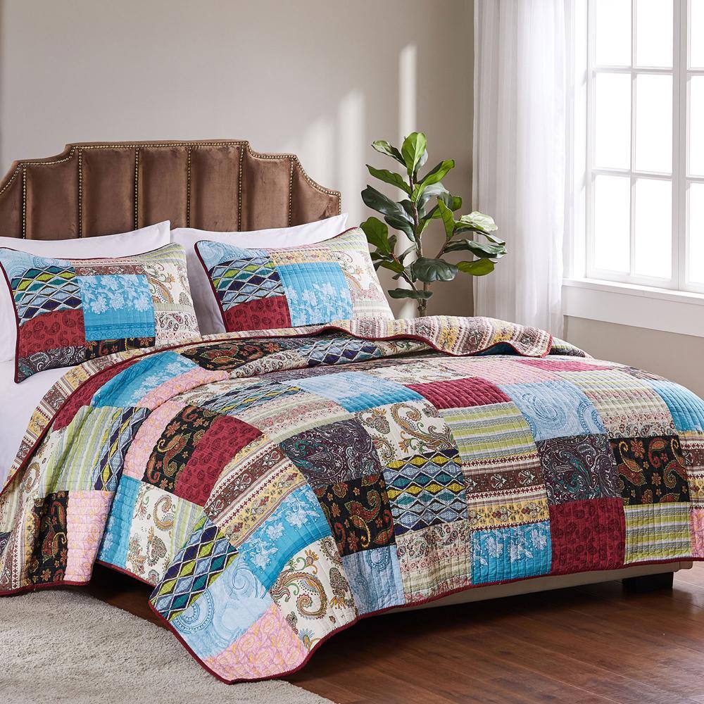 Greenland Home Fashions Greenland Home Fashion Bohemian Dream Quilt Set ...