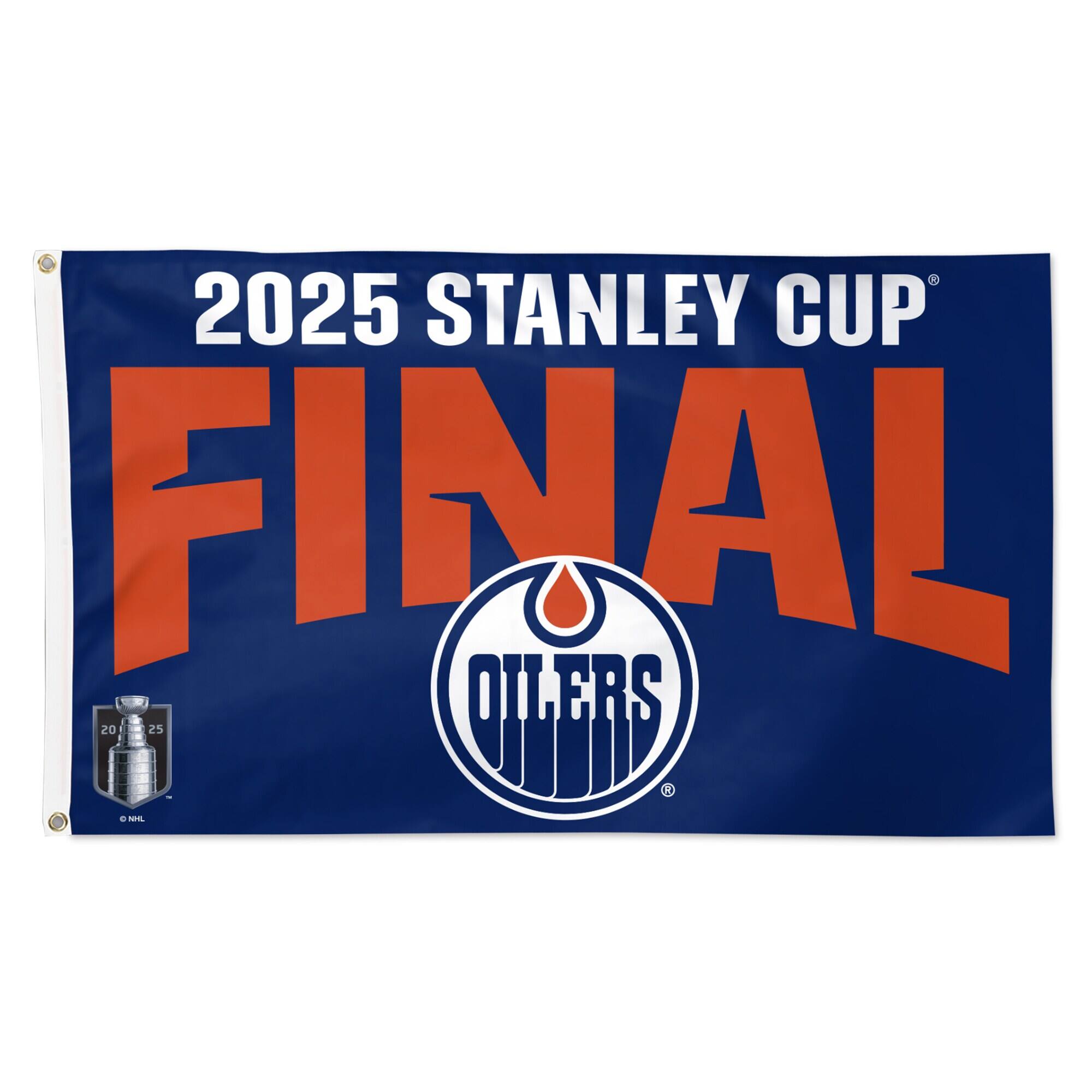 WinCraft Edmonton Oilers 2025 Stanley Cup Final 3' x 5' Single Sided ...