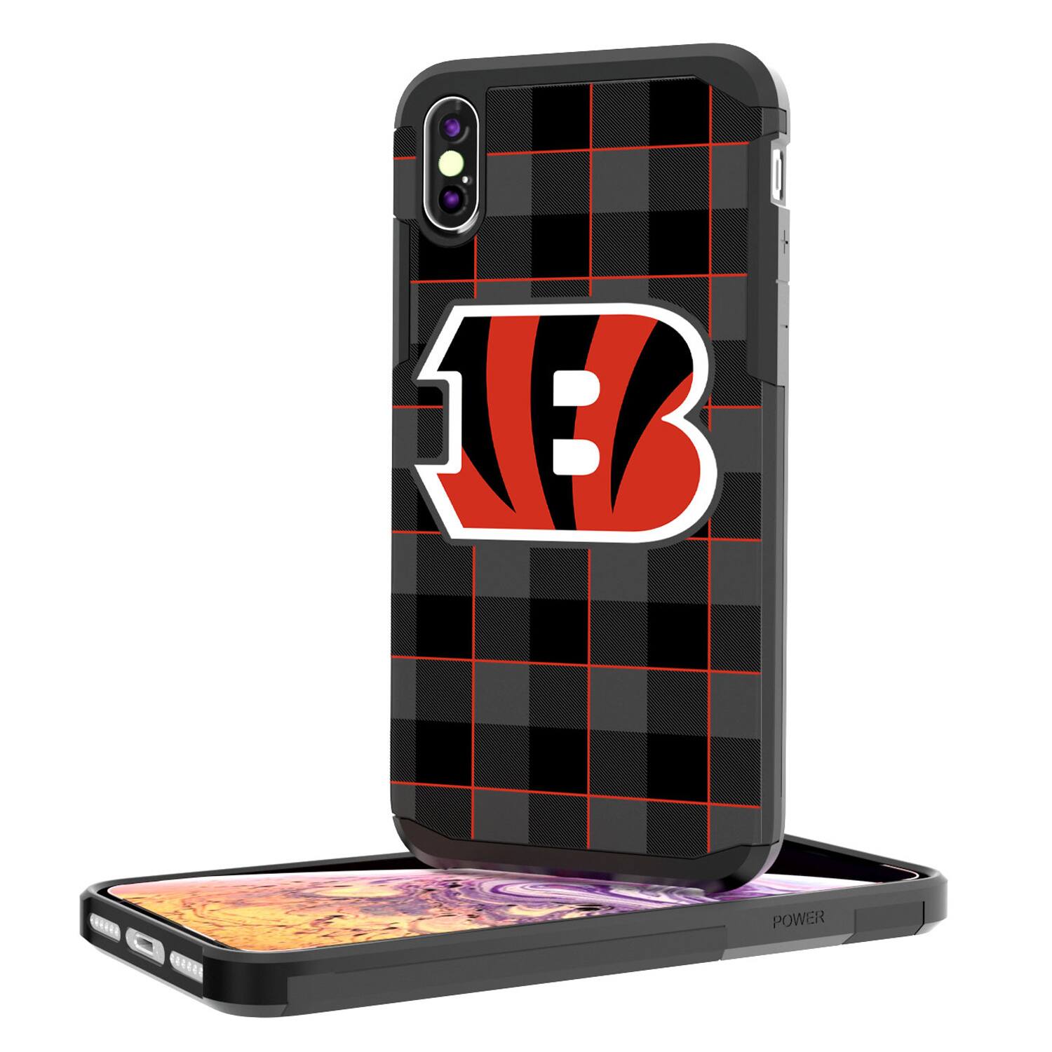 Keyscaper NFL Cincinnati Bengals iPhone Rugged Plaid Design Case 12 Pro ...