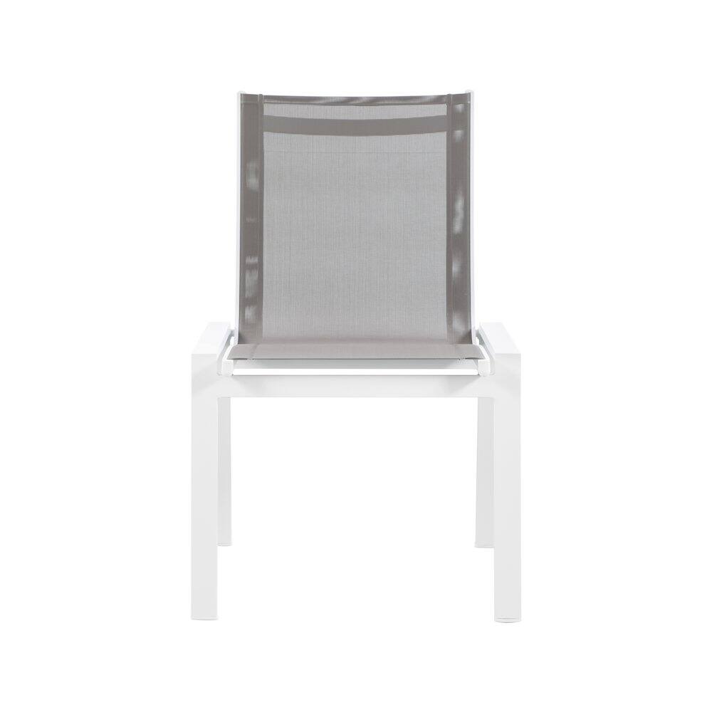 Left. Meridian Furniture - Nizuc Grey Mesh Water Resistant Fabric ...