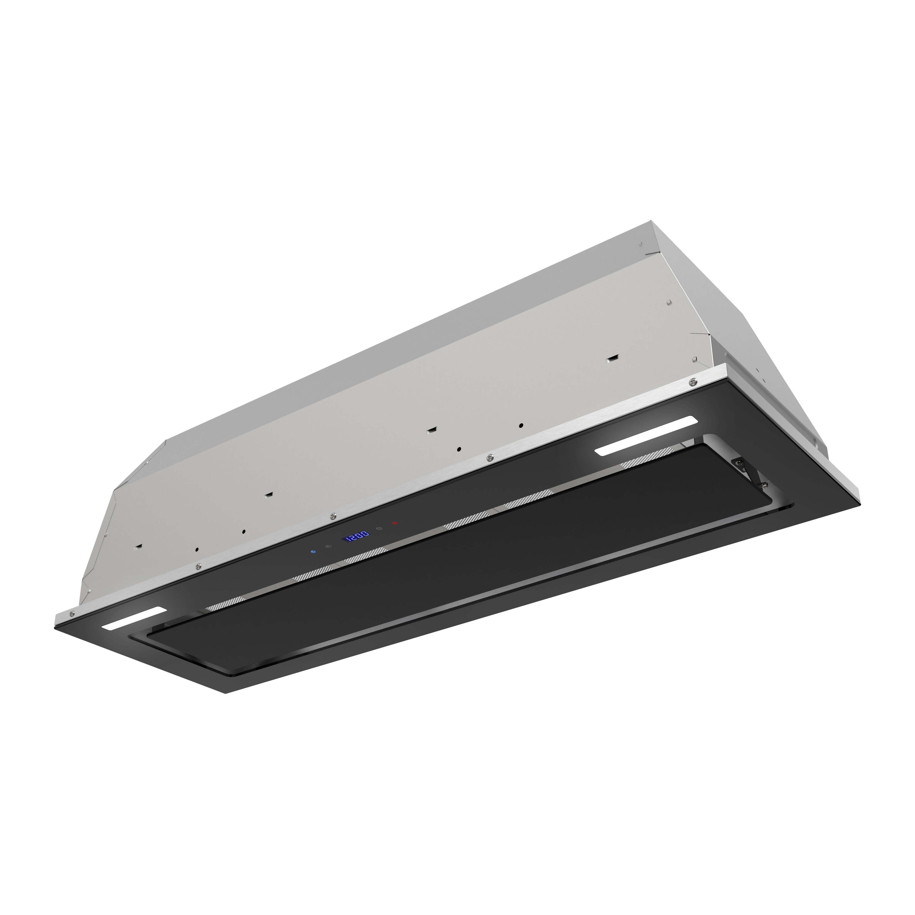 Streamline 36 inches Recirculating Range Hood Insert Glossy Black T ...