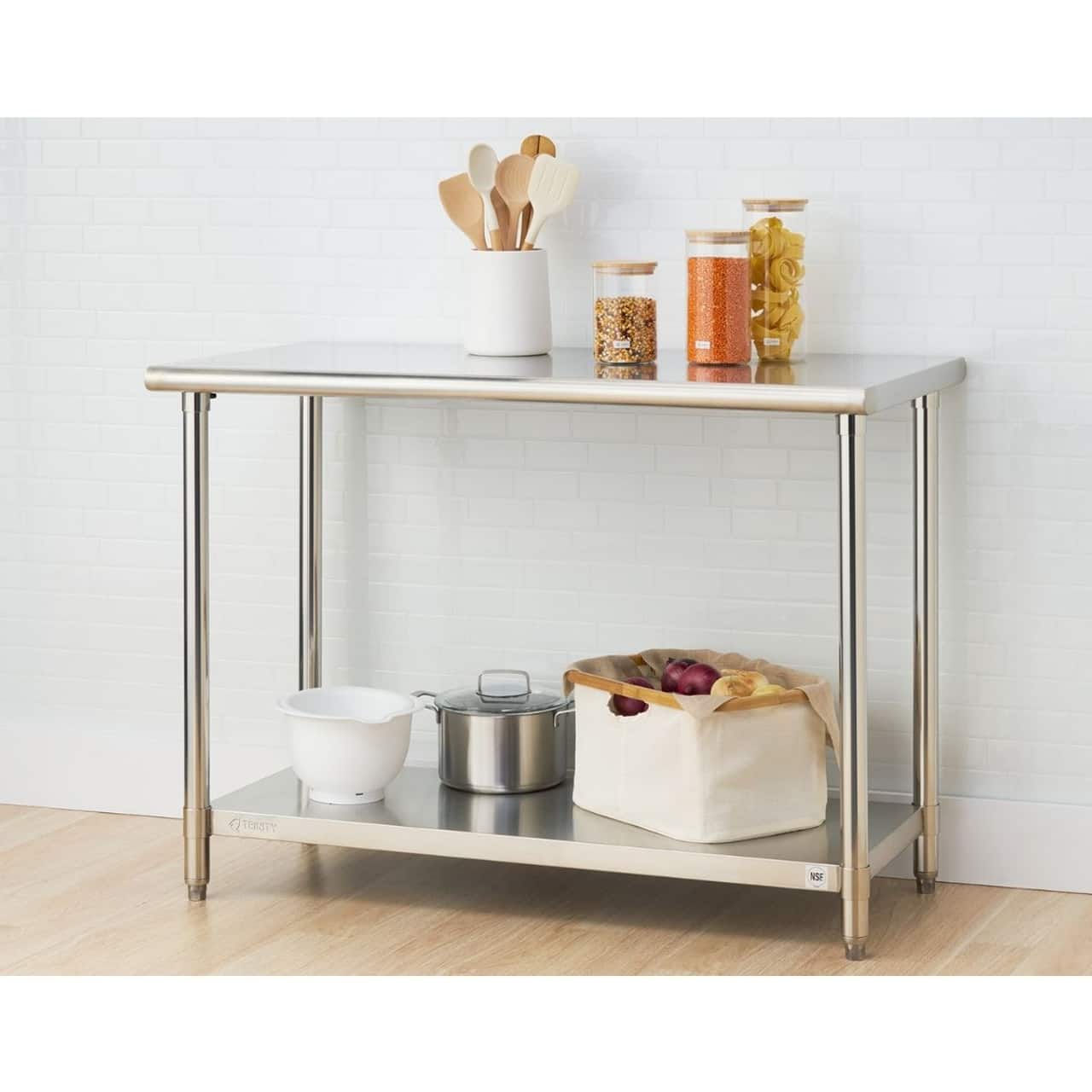 TRINITY EcoStorage® | 48x24x35 | Stainless Steel Workbench | NSF ...