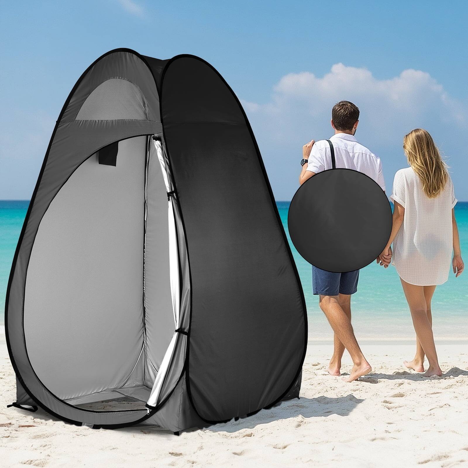 Home Collection Portable Pop up Camping Privacy Shelter Outdoor Toilet ...