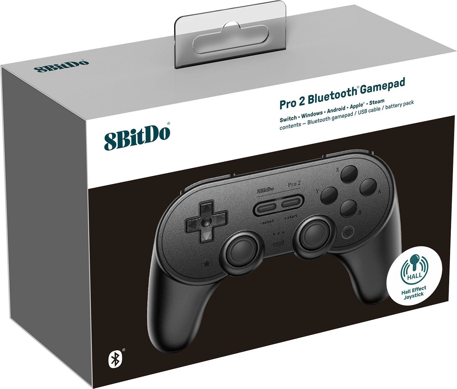 8BitDo Pro 2 Bluetooth Controller for Switch, Windows, macOS, Android ...