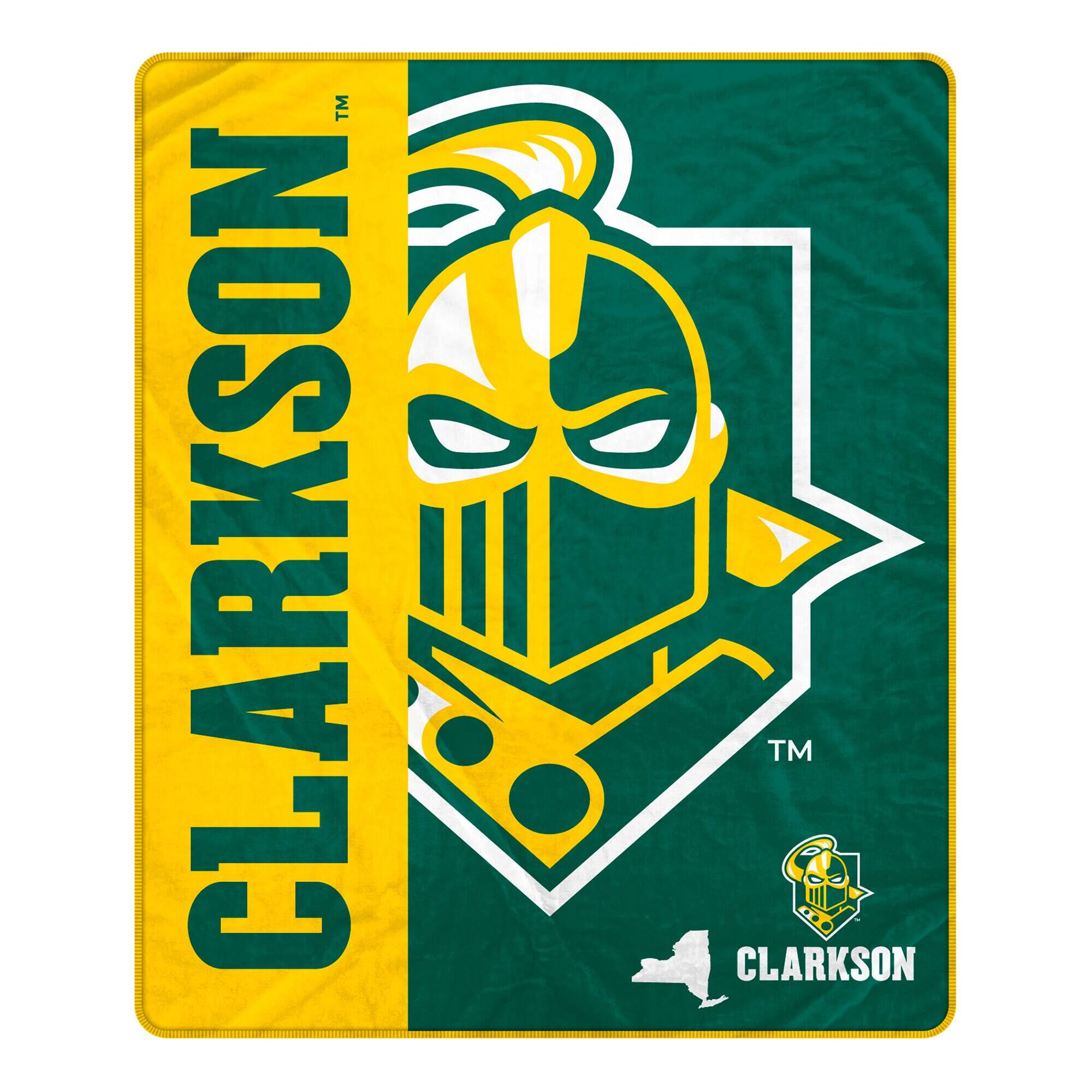 Pegasus Clarkson Golden Knights 50" x 60" Endzone Ultra Soft Throw ...