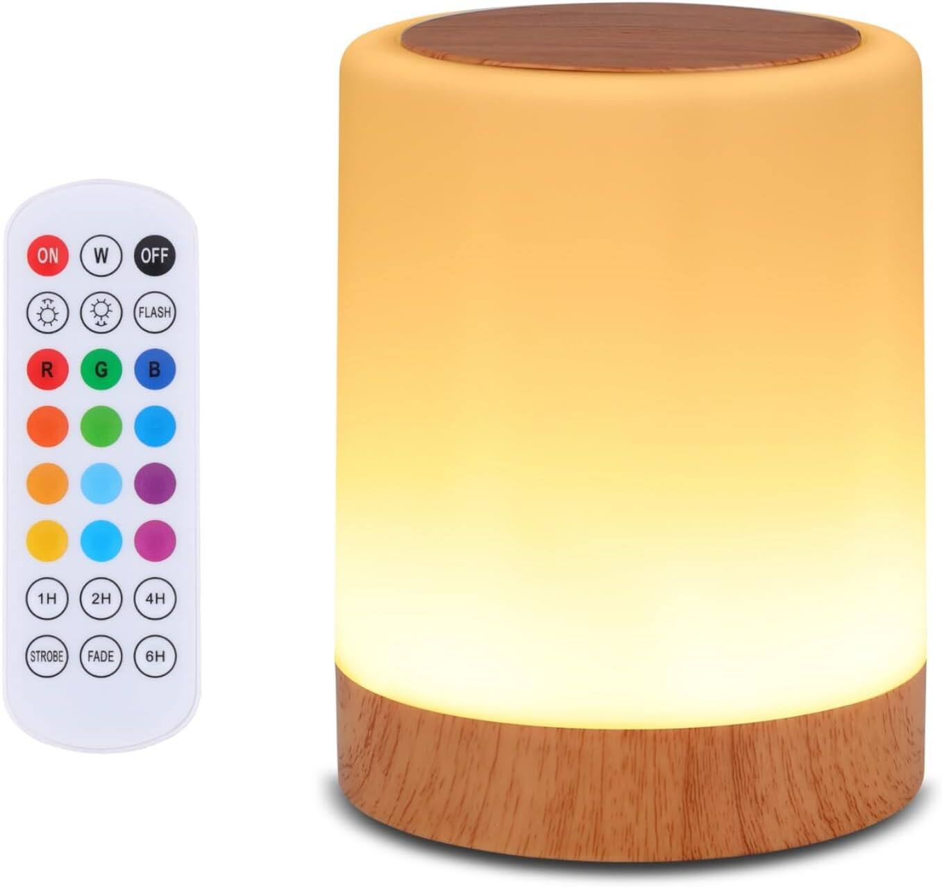 Cozy Serene Table Lamp Desk Lamp Touch USB Rechargeable Bedside Colors ...