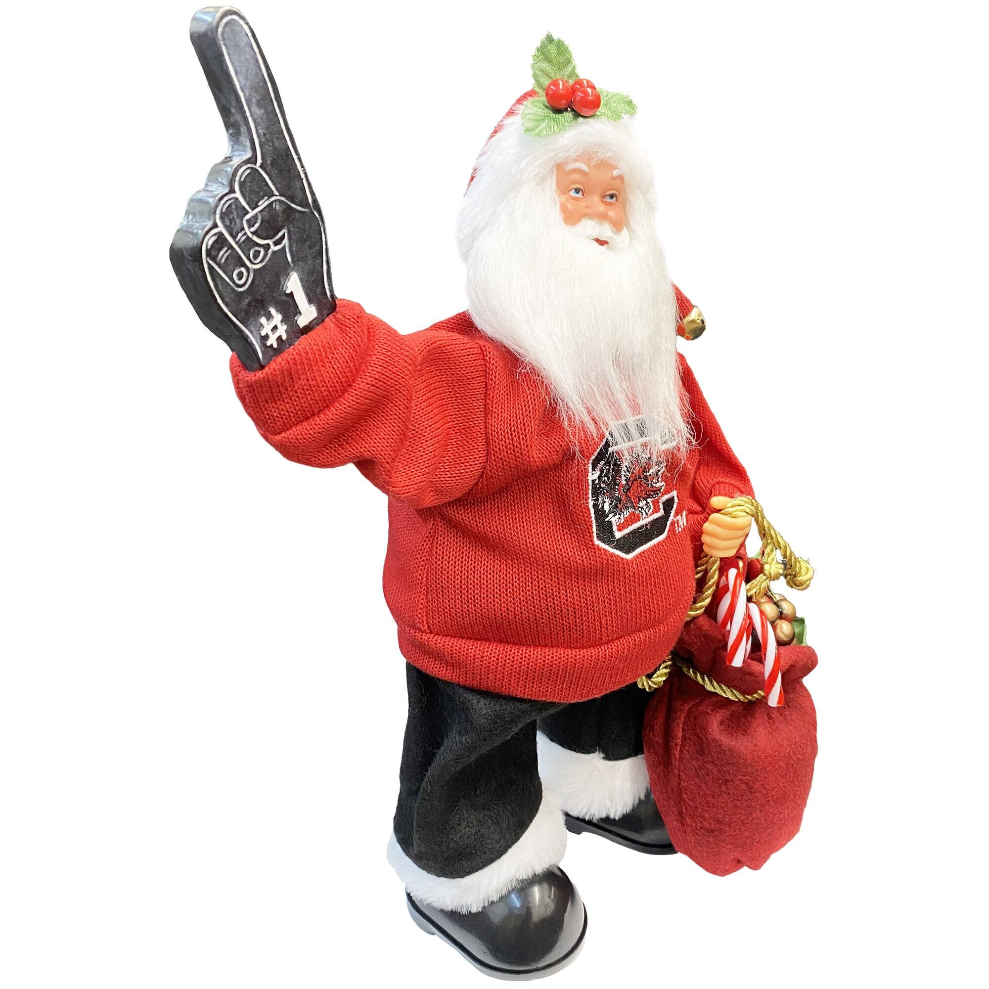 Santa's Workshop South Carolina Gamecocks 12" Animated Musical Santa ...