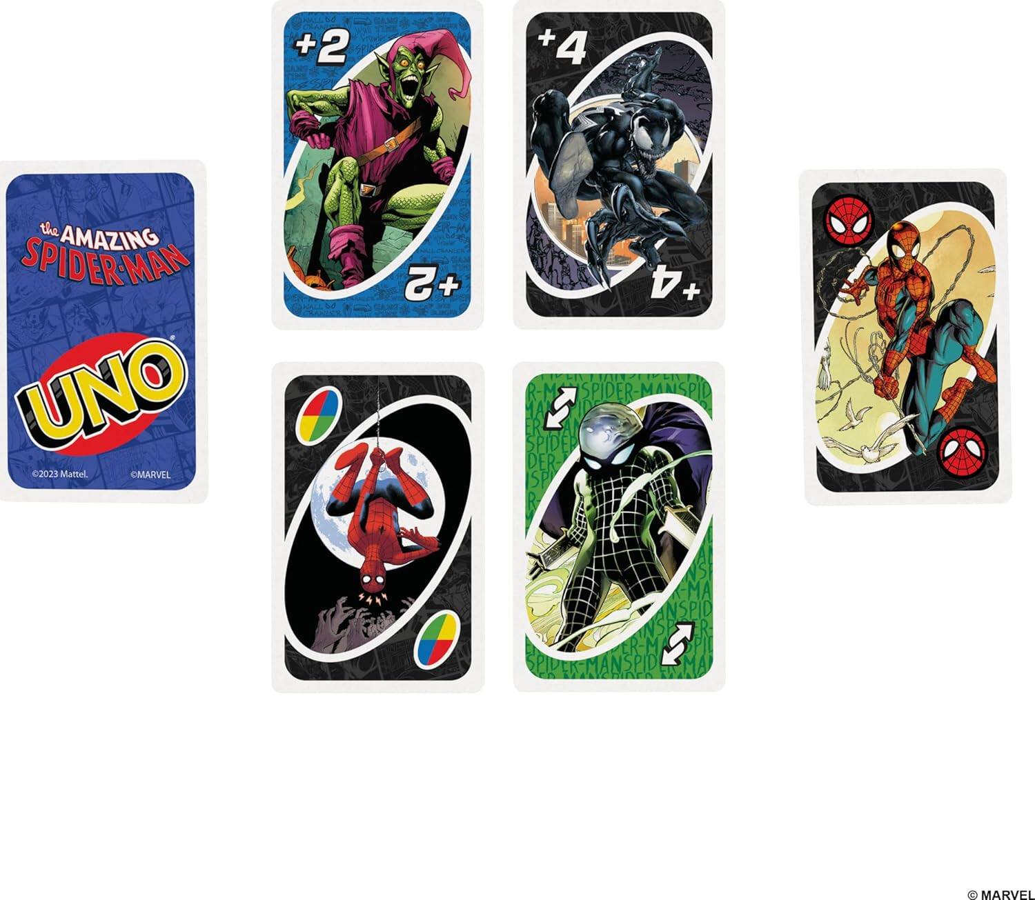Mattel UNO Spider Man Classic Card Game (Marvel) GAMES (MISC ...