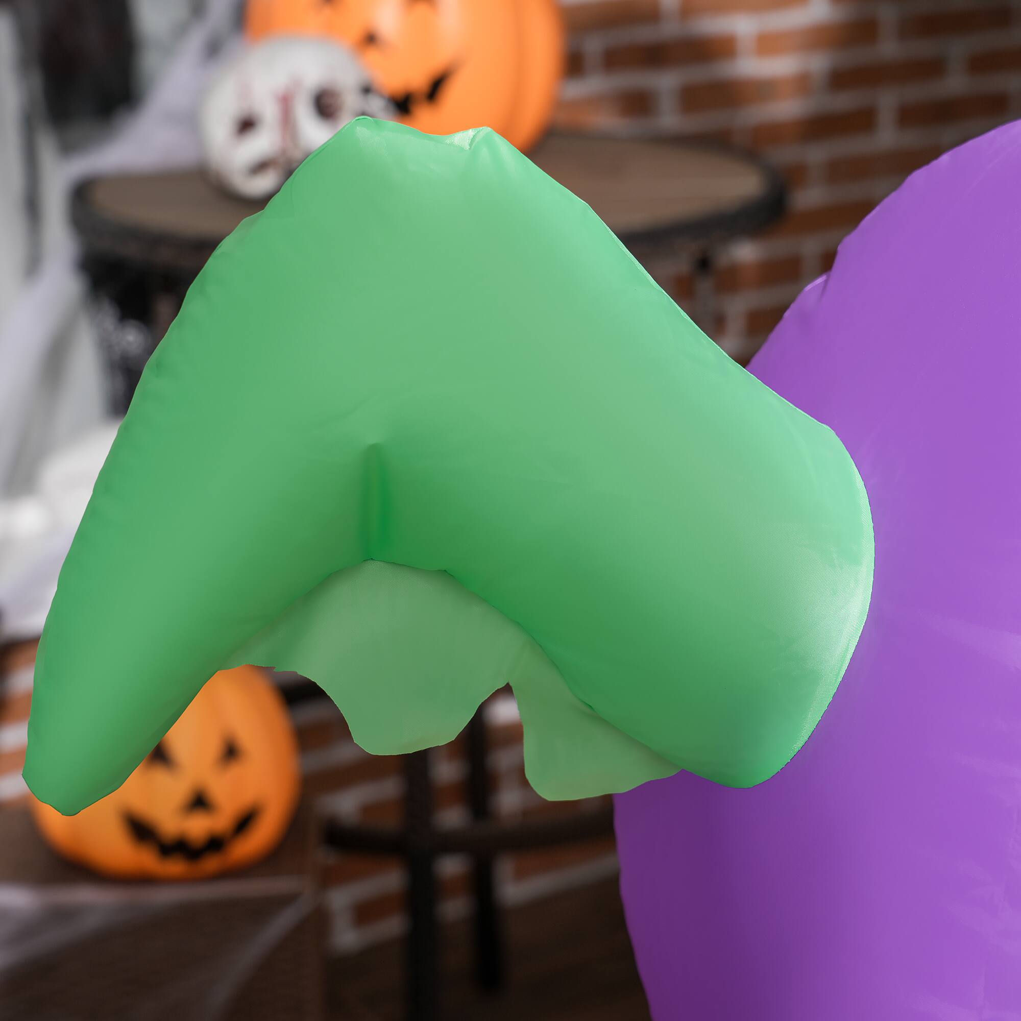 Outsunny 8ft Large Halloween Inflatable Archway, Blow Up Lighted ...