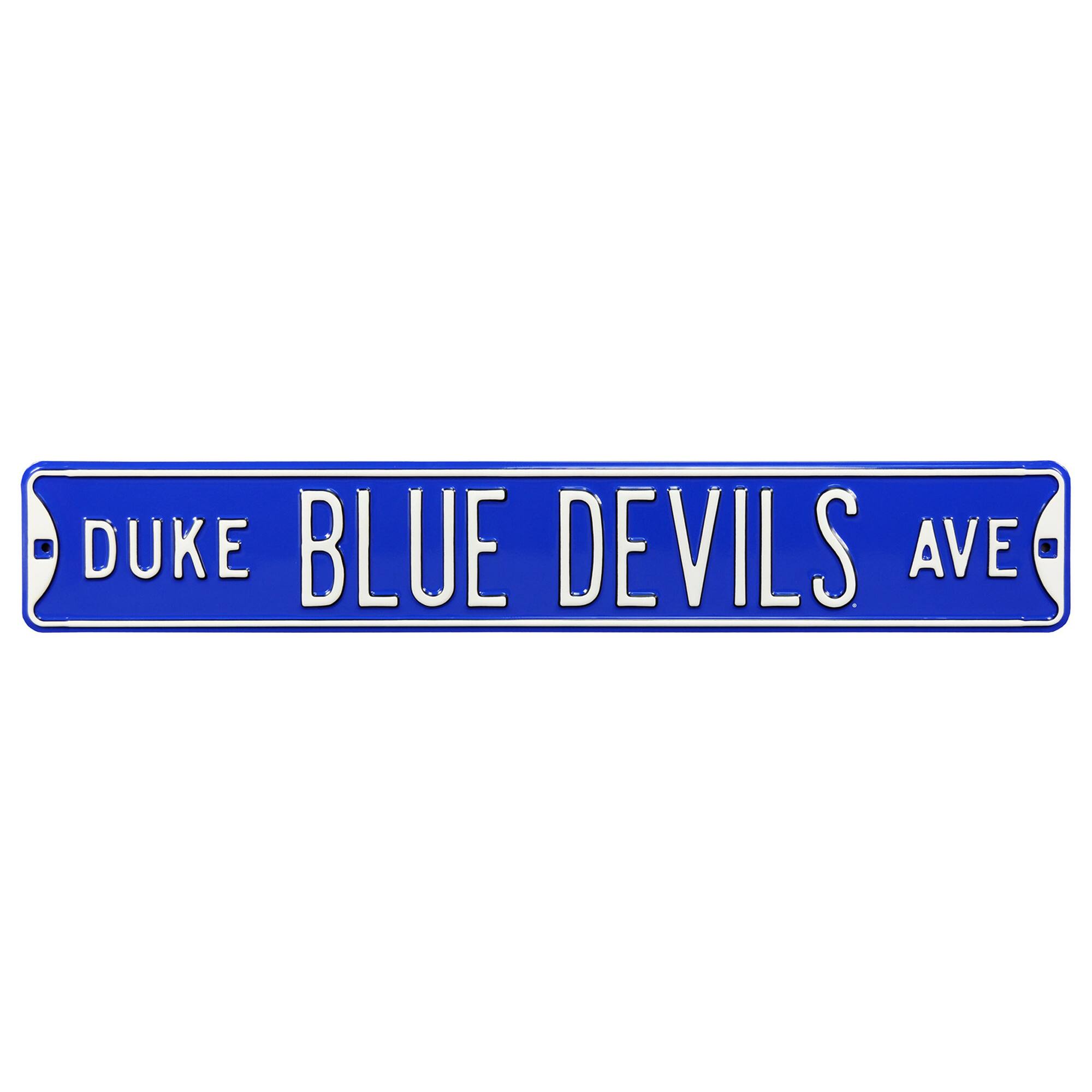 Authentic Street Signs Duke Blue Devils 6'' x 36'' Steel Street Sign ...