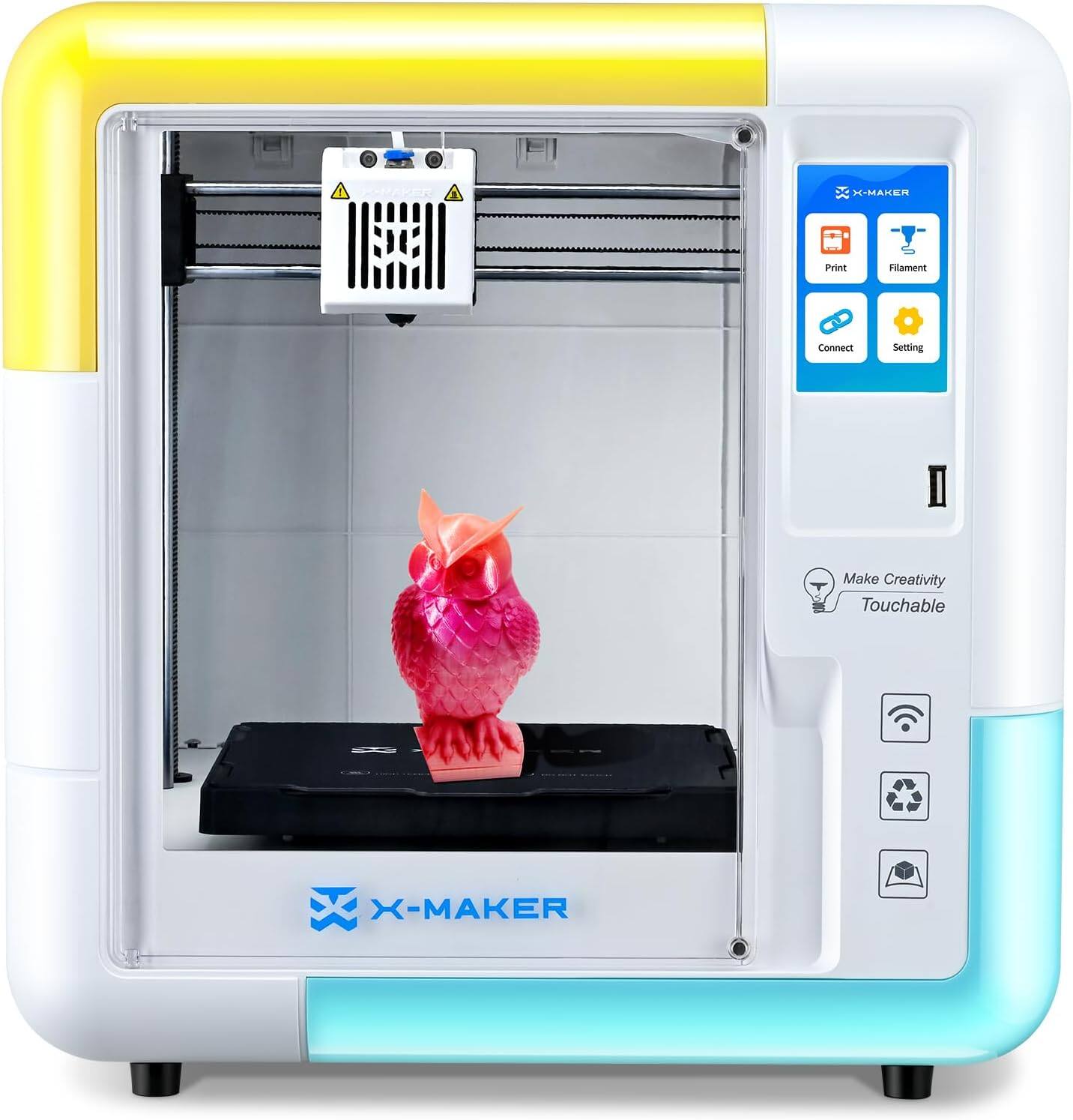 AOSEED X MAKER 3D Printer: 1500+ Models, 15+ Design Modules, 0.05mm ...