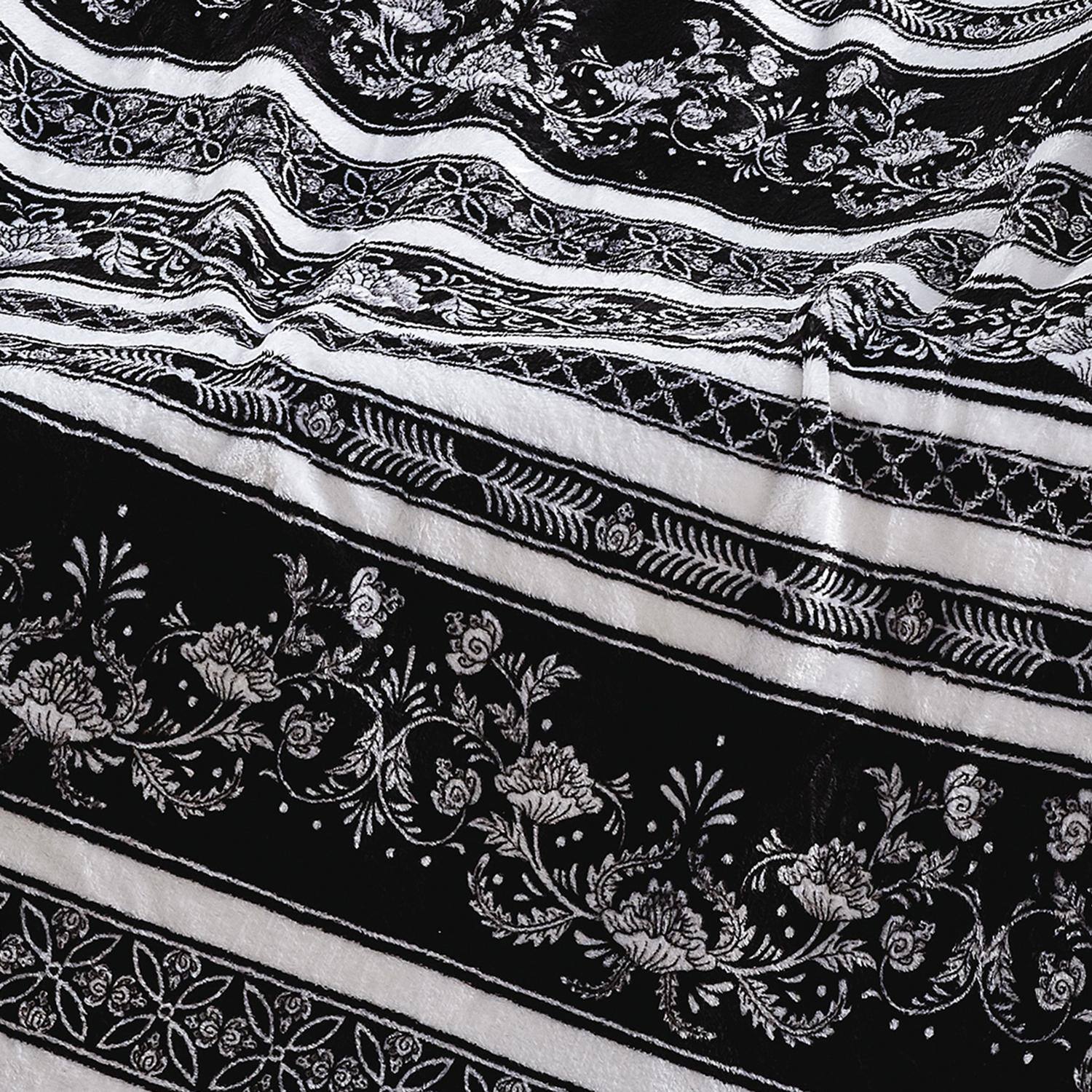 Noble House Plazatex Odelia with Sherpa Plush Decorative All Season ...