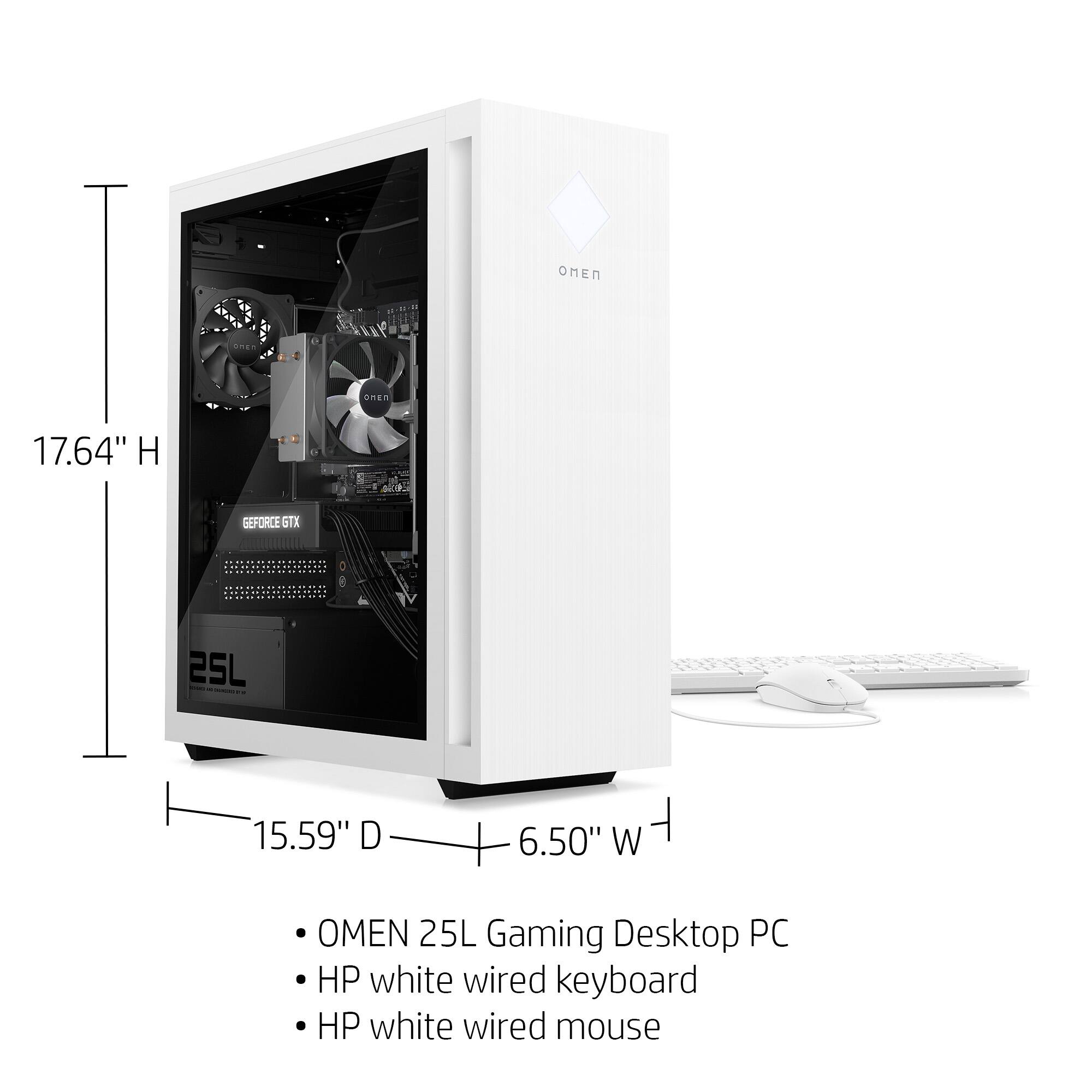 Customer Reviews: HP OMEN 25L Gaming Desktop AMD Ryzen 5 5600G HyperX ...