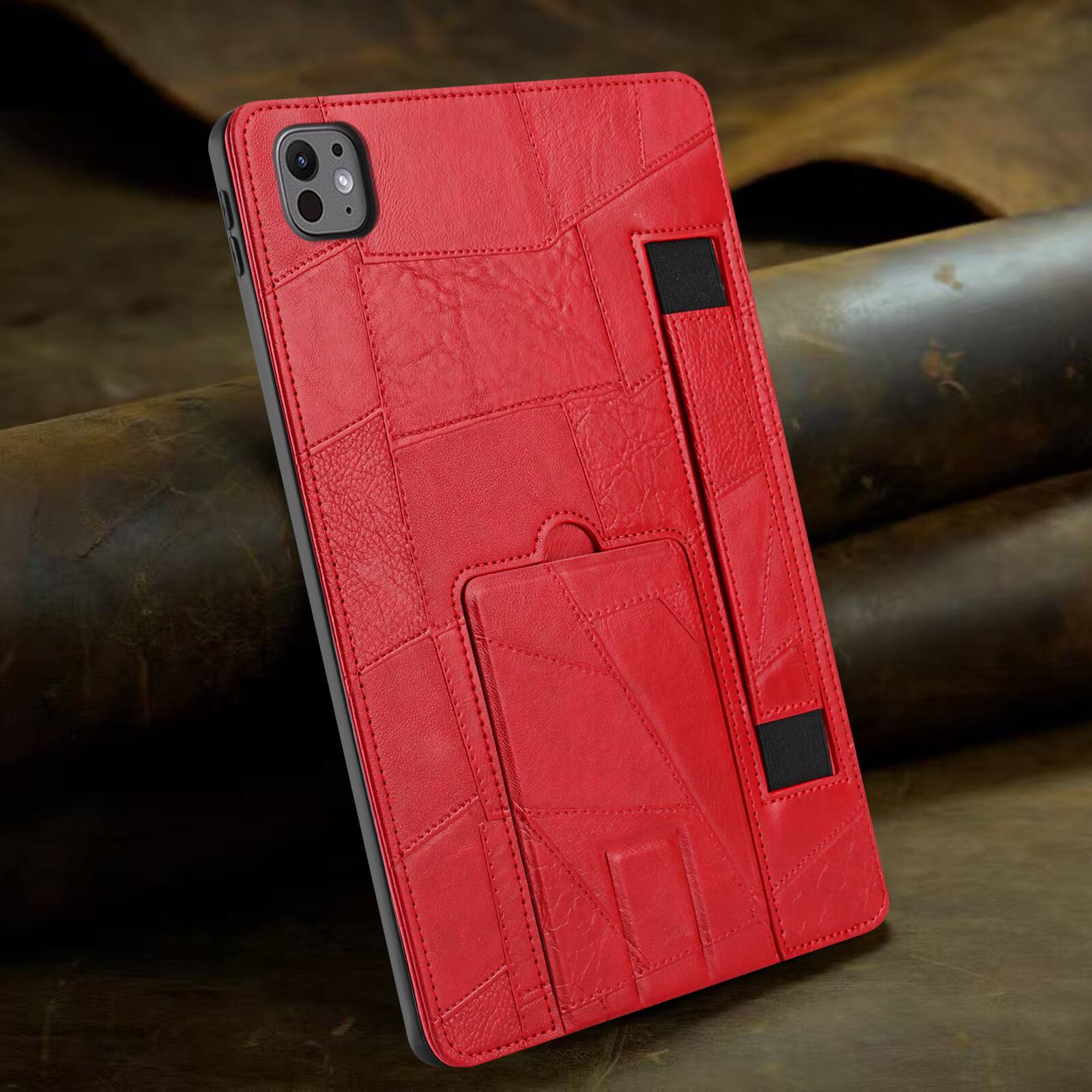 Dteck Leather Texture Case for Apple iPad Air (M4) 13" 2026, Shockproof ...
