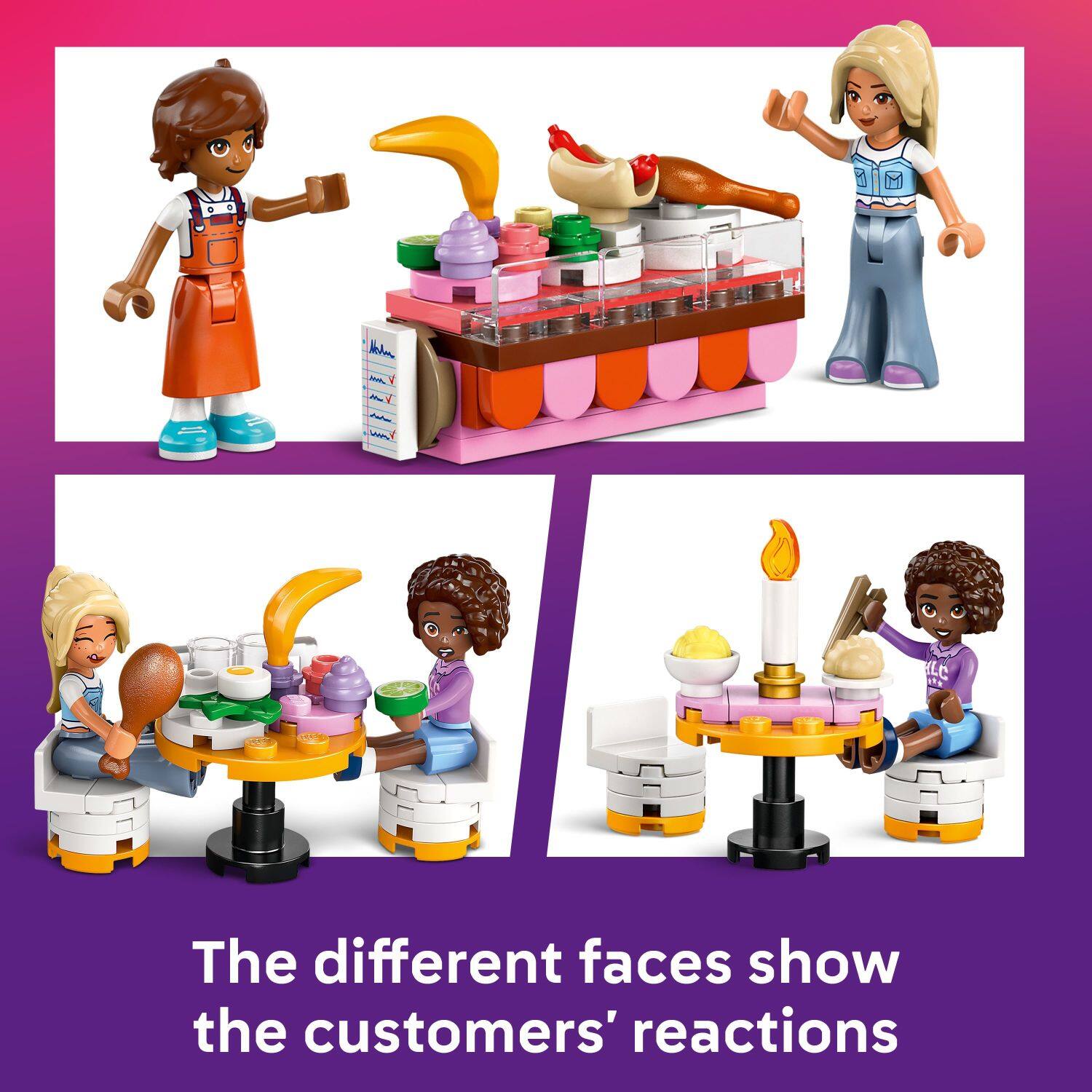 LEGO Friends Restaurant and Cooking School Building Set 42655 6526859 ...