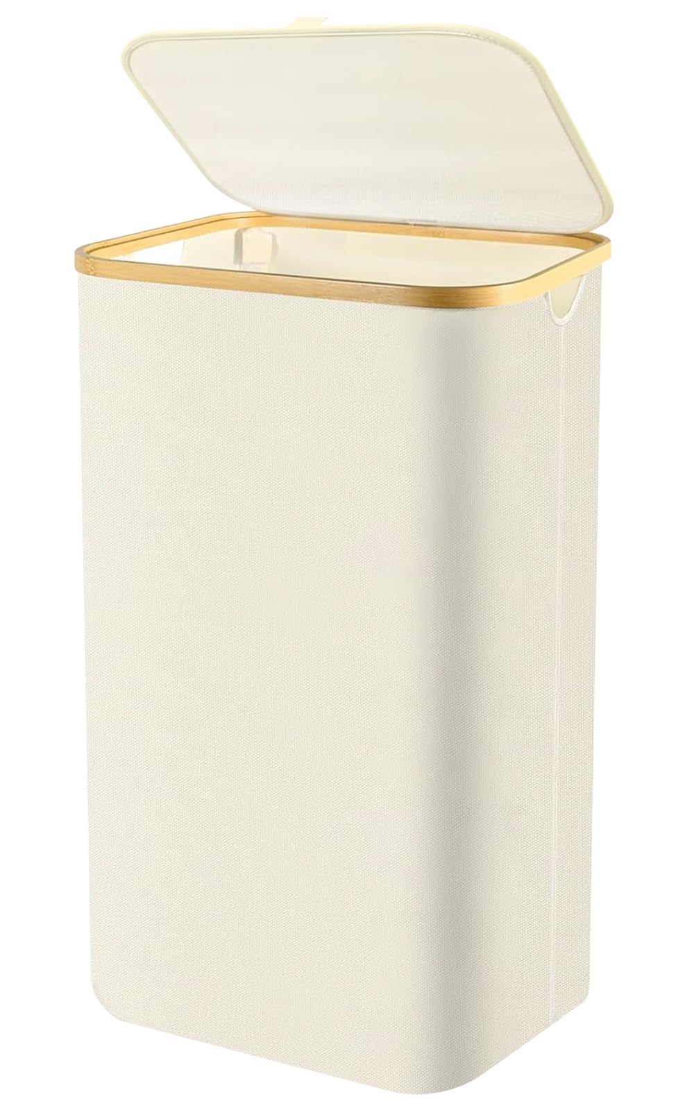 DORLUKFU Slim Laundry Hamper with Lid 60L Narrow Laundry Hamper with ...