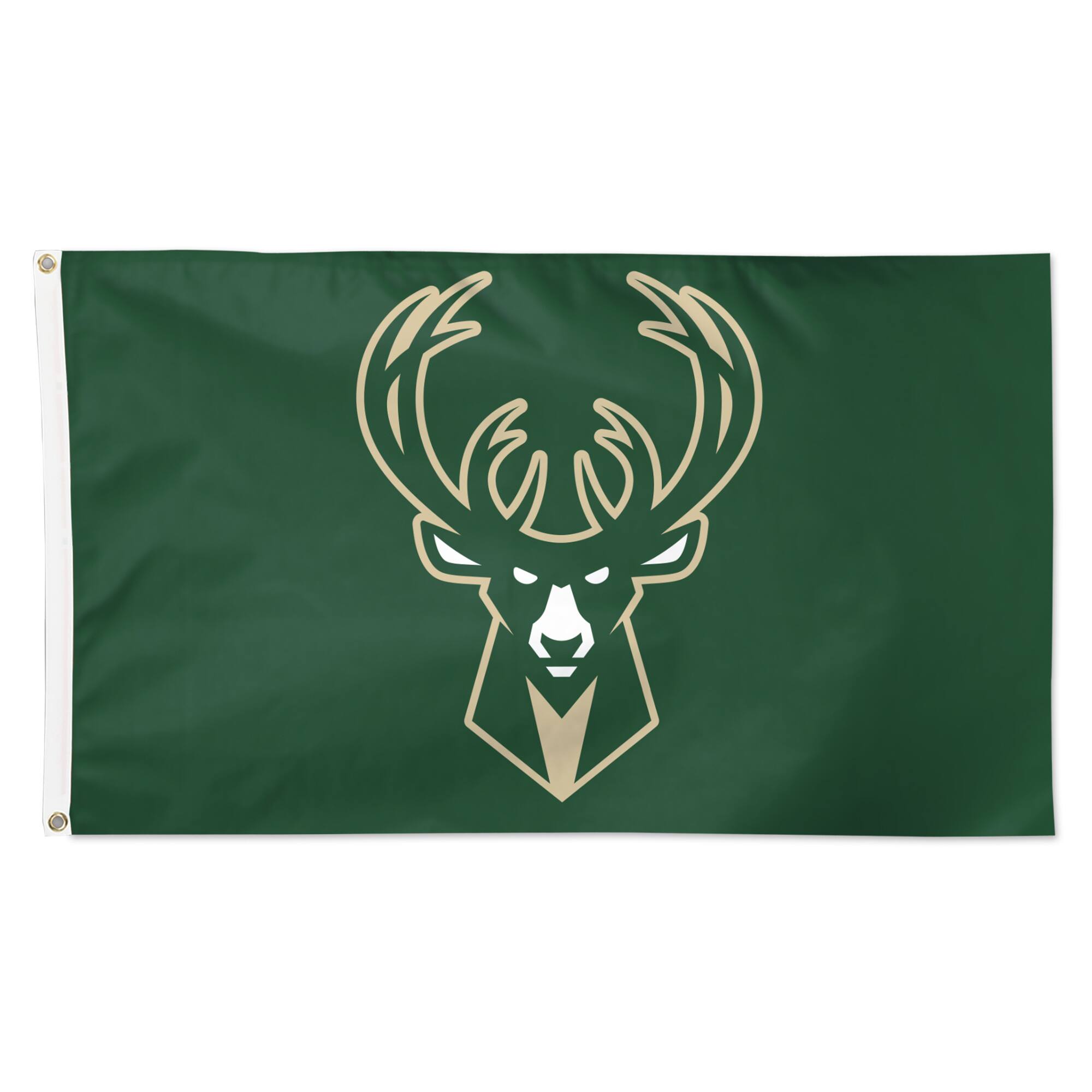 WinCraft Milwaukee Bucks 3' x 5' Primary Logo Single Sided Flag ...
