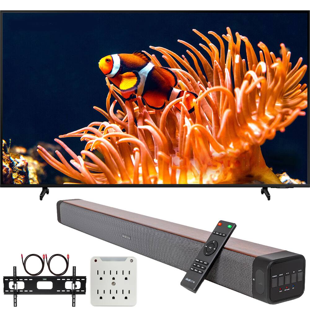 Samsung DU8000 55 Crystal 4K UHD Smart TV (2024) + Premium Soundbar ...