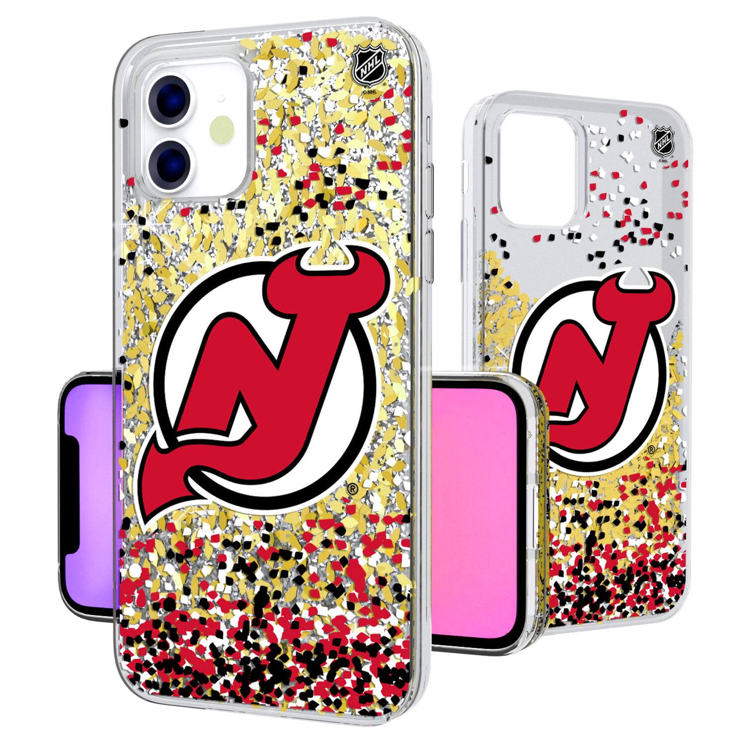 Keyscaper NHL New Jersey Devils iPhone Confetti Glitter Case 14 Pro ...