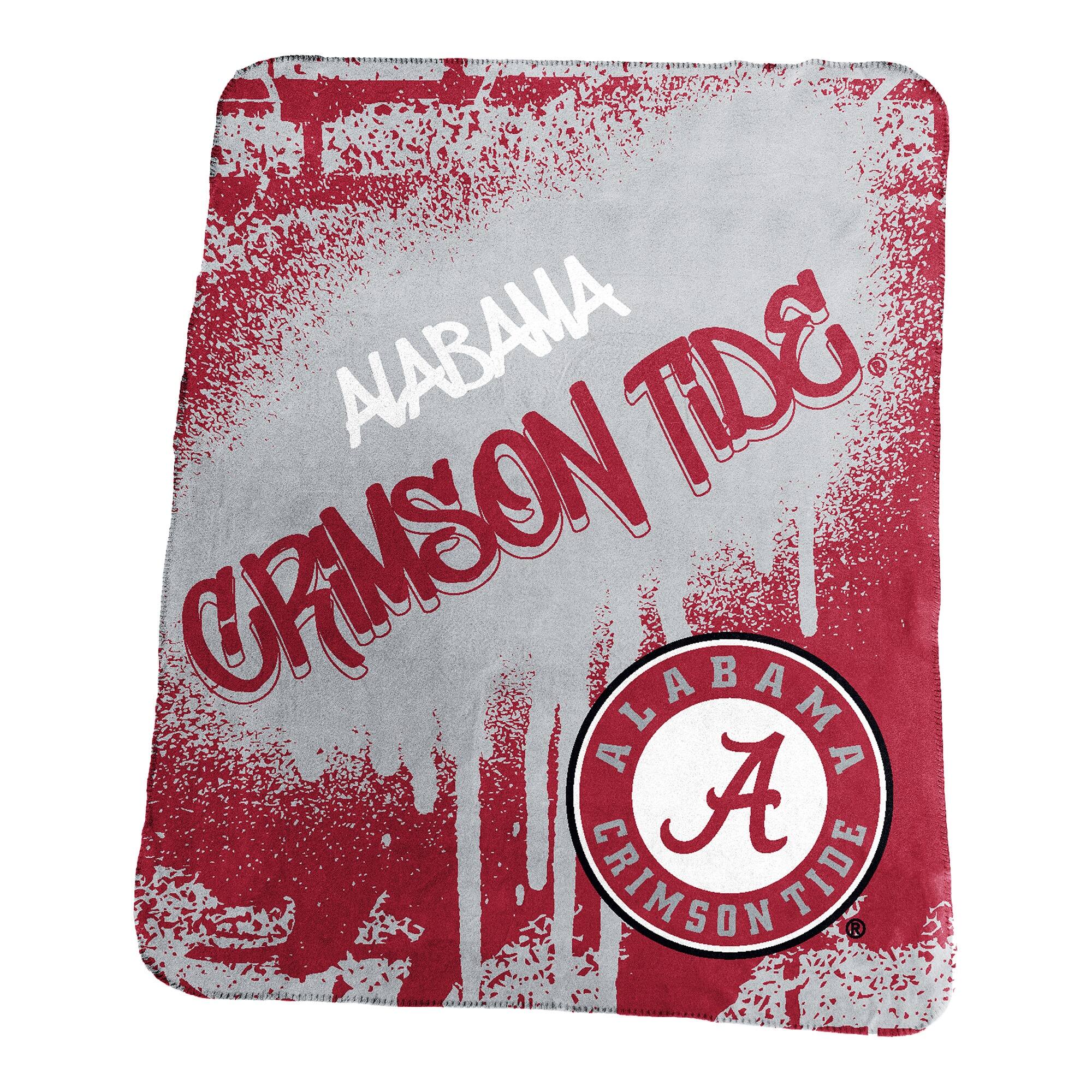 Logo Brands Alabama Crimson Tide 50" x 60" Classic Graffiti Fleece ...