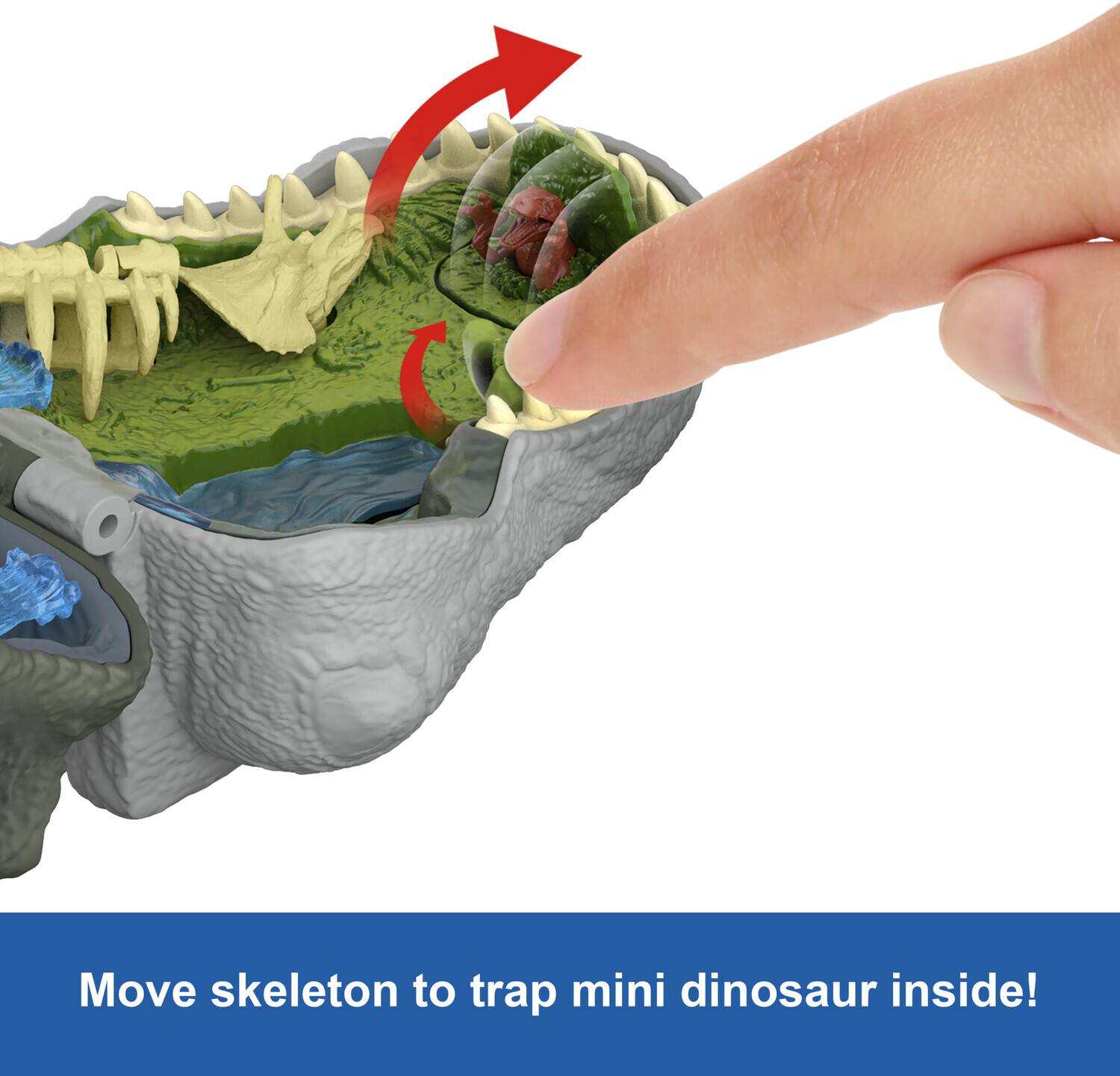 Mattel Jurassic World: Rebirth Micro Adventures Tyrannosaurus Rex ...