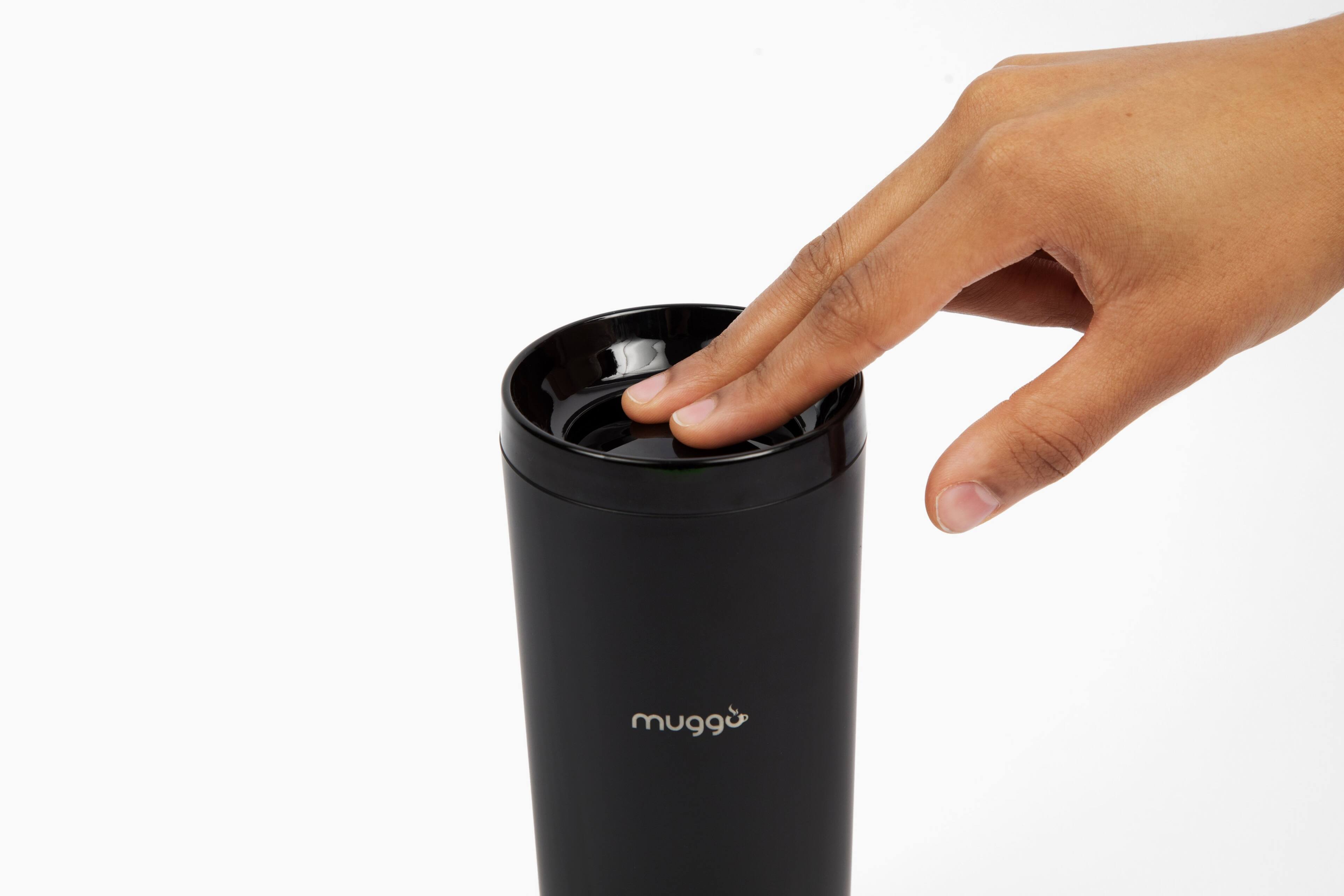 Customer Reviews: muggo Self-Heating Travel Mug Black MUG-002 - Best Buy