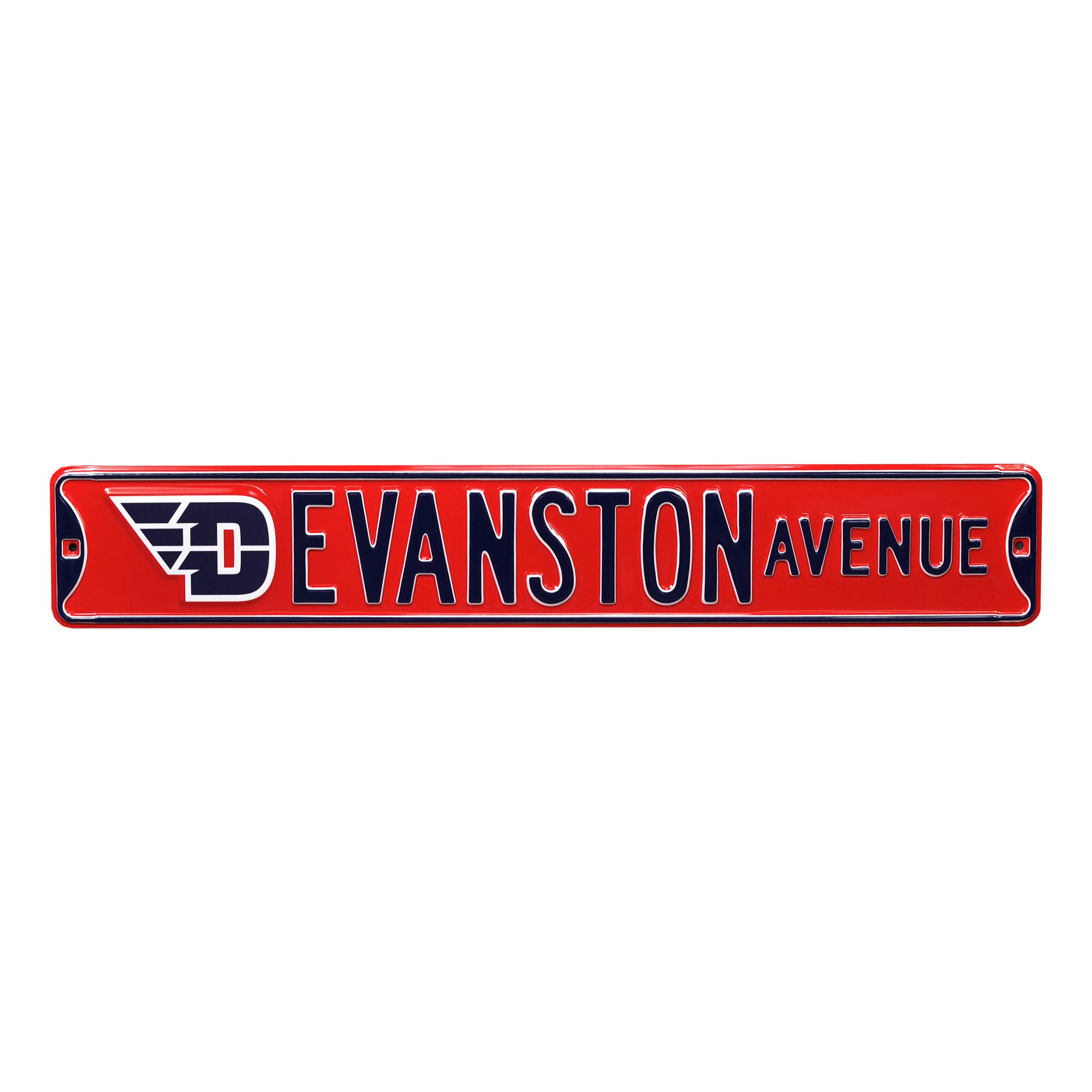 Authentic Street Signs Dayton Flyers 6'' x 36'' Steel Street Sign ...