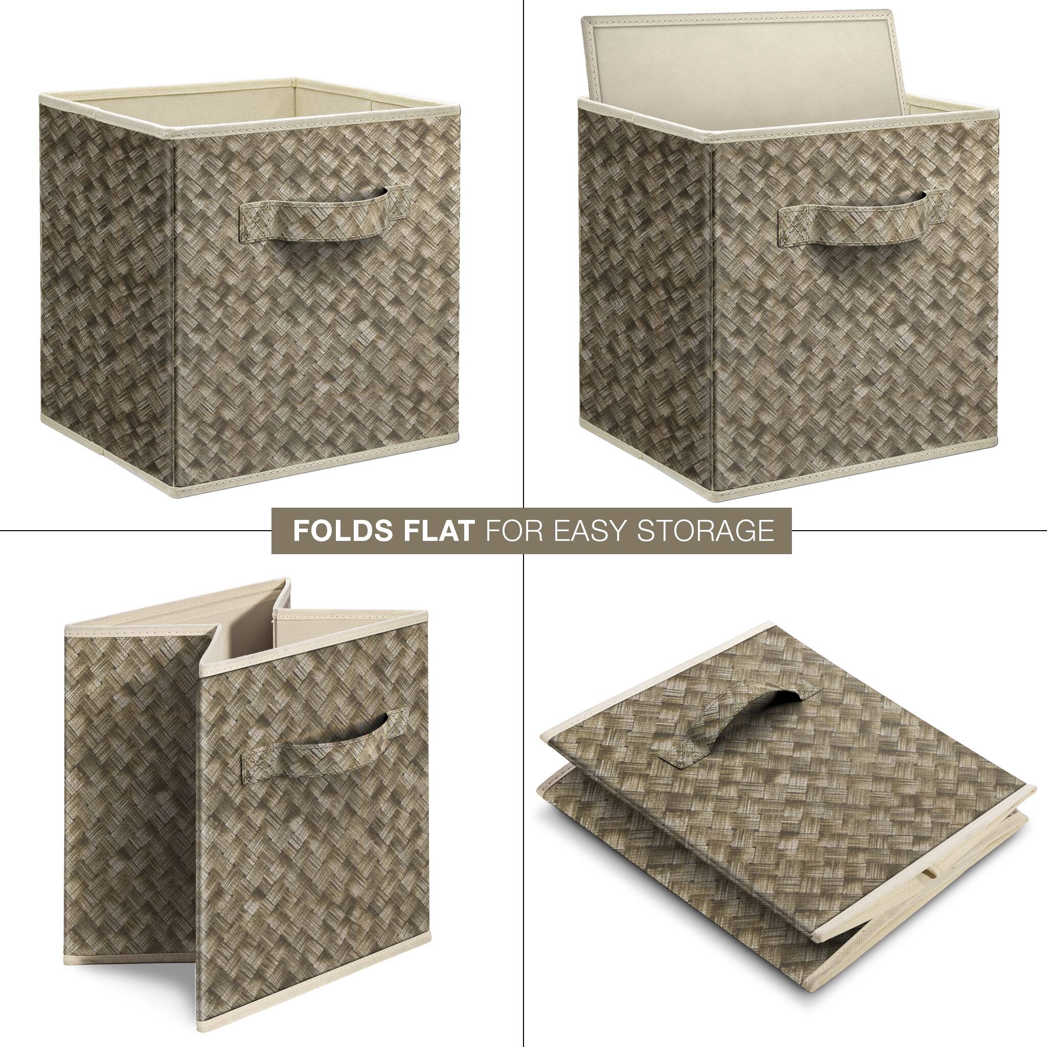 Sorbus Fabric Storage Cube, 1 Foldable Storage Bin for Organizing ...