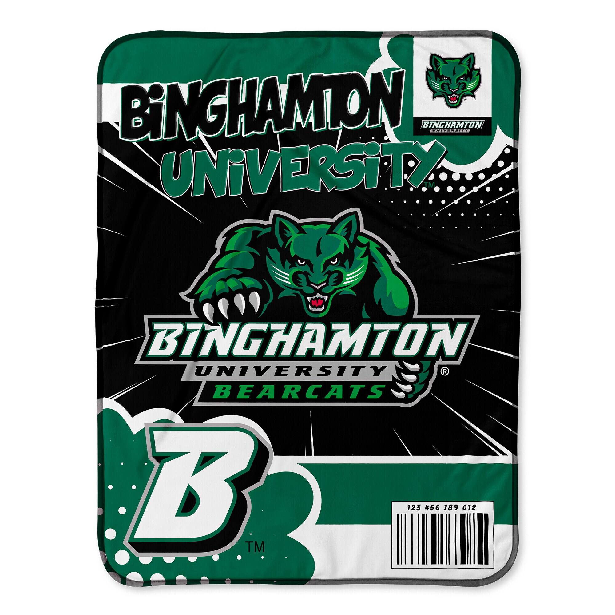 Chad & Jake Binghamton Bearcats 30" x 40" Comic Theme Baby Blanket ...