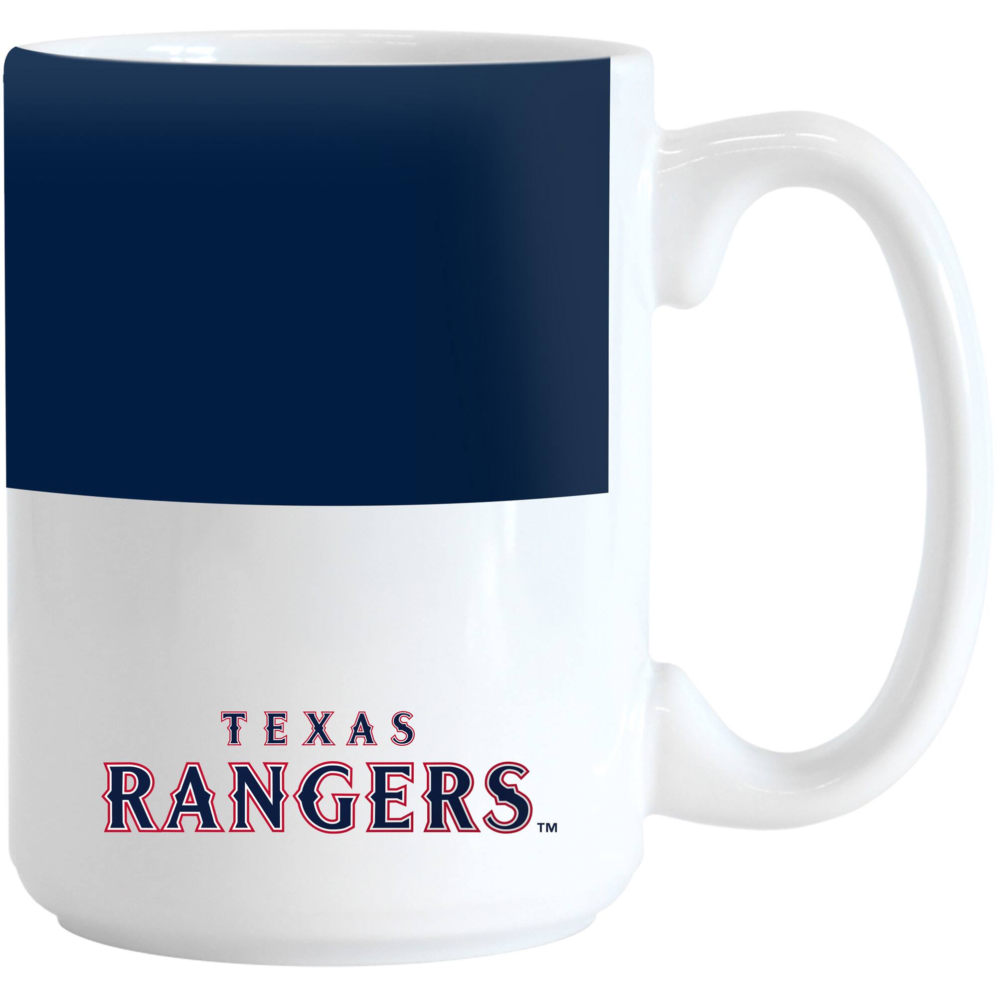 Logo Brands Texas Rangers 15oz. Colorblock Mug Multicolor 4363407 ...