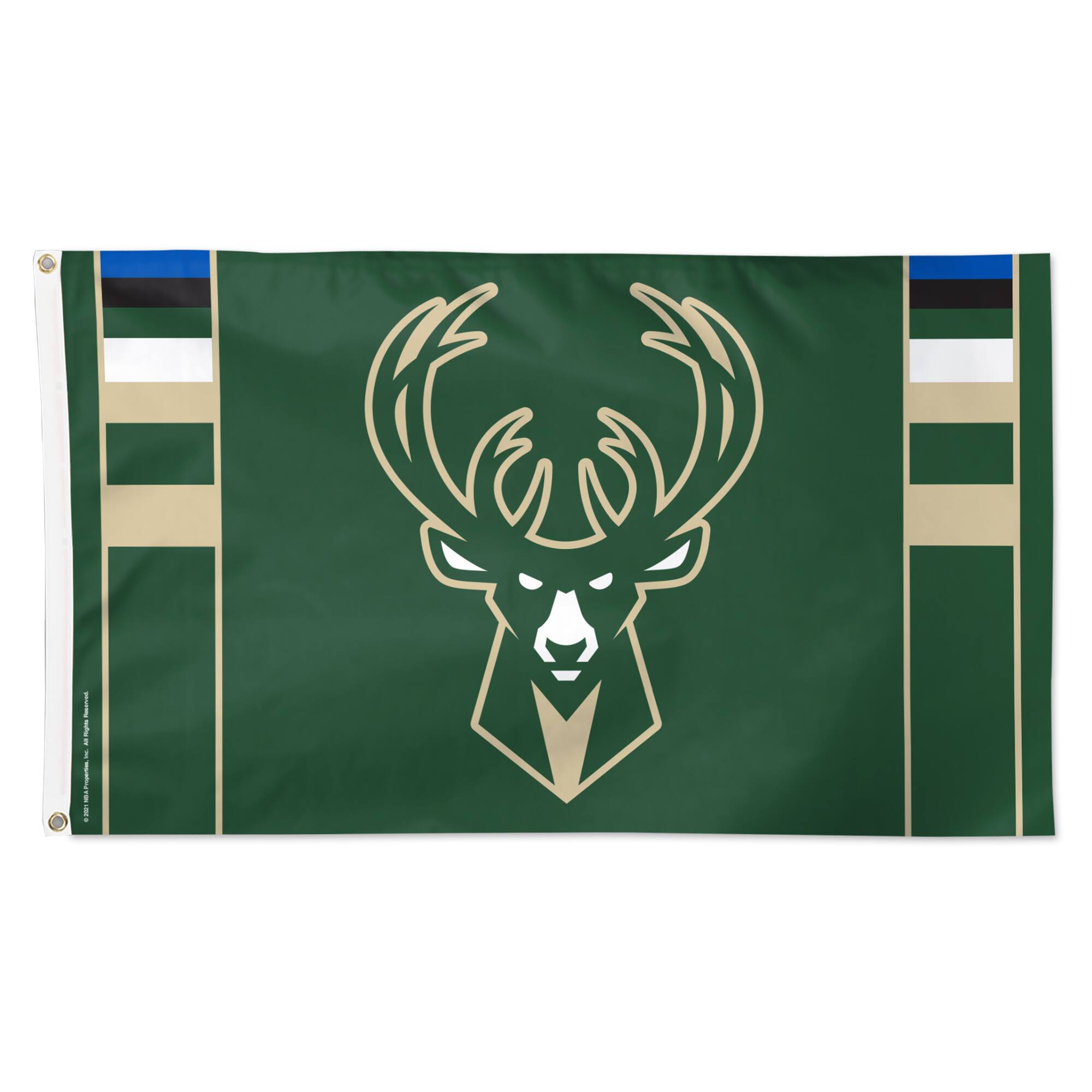WinCraft Milwaukee Bucks 3' x 5' Vertical Stripe Deluxe Single Sided ...