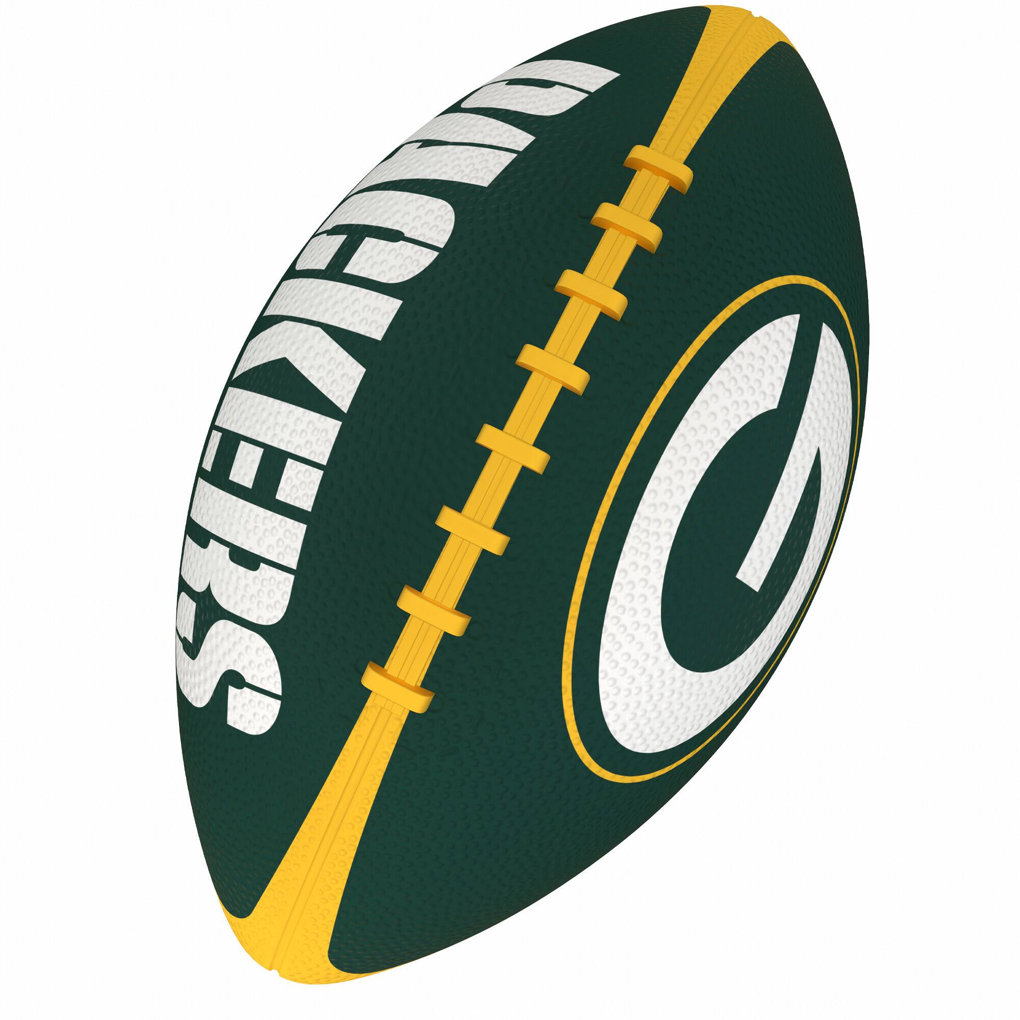 Logo Brands Green Bay Packers Pinwheel Logo Junior Football Multicolor ...